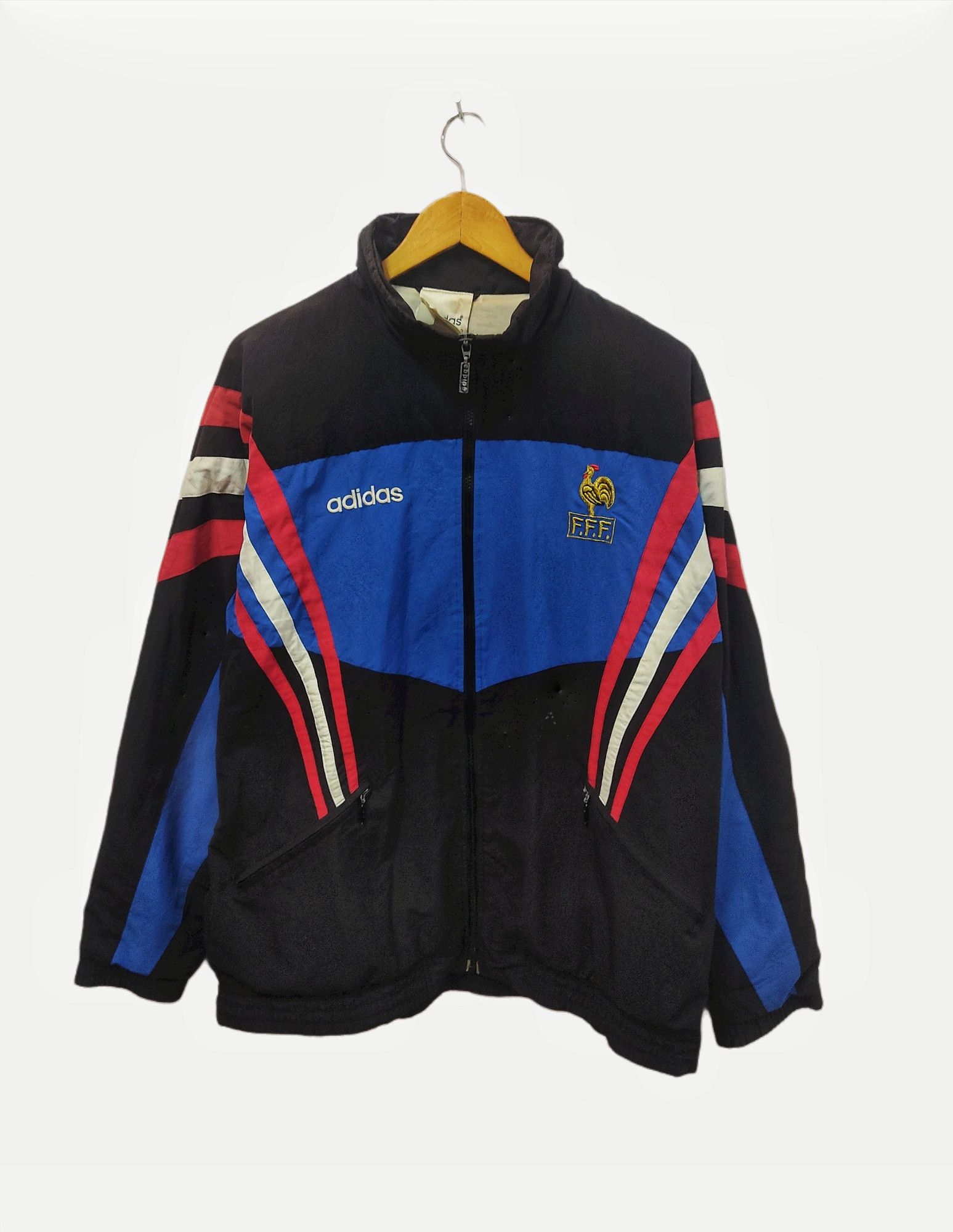 Adidas × Fifa World Cup × Vintage VINTAGE 80s ADIDAS FRANCE FFF WORLD ...