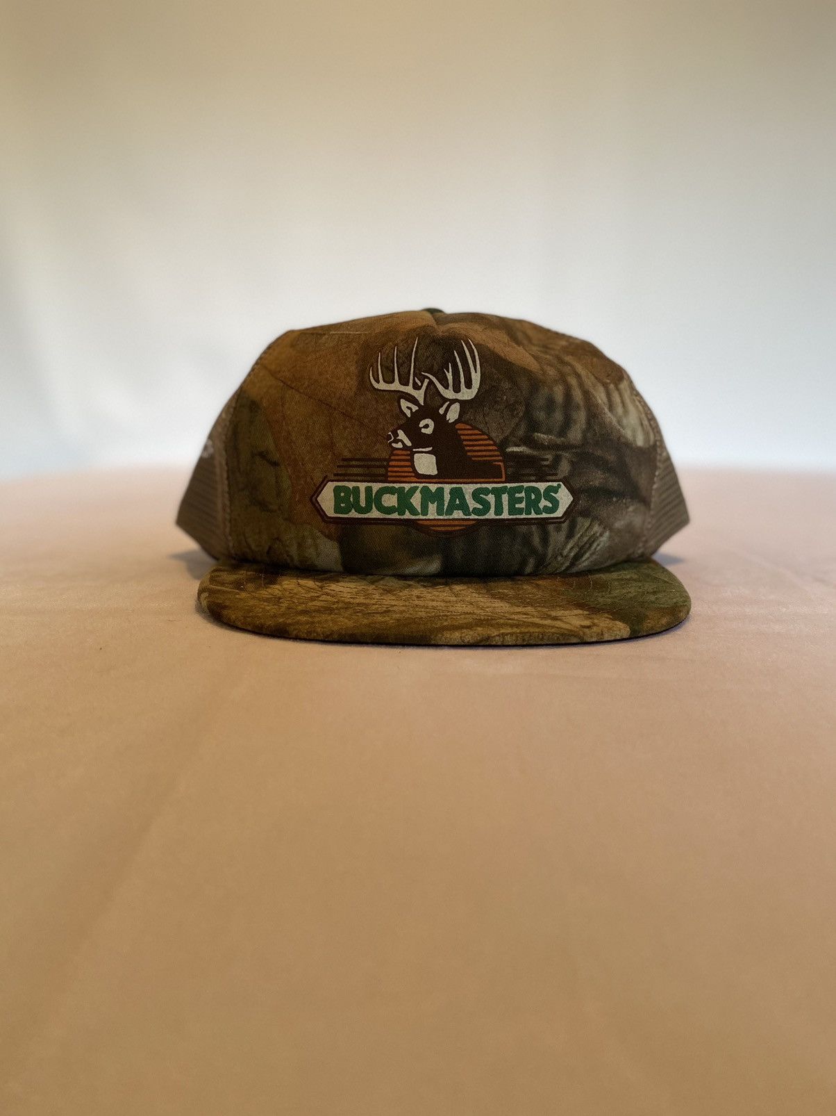 Vintage VINTAGE BUCKMASTERS TRUCKER HAT CAMO OS | Grailed