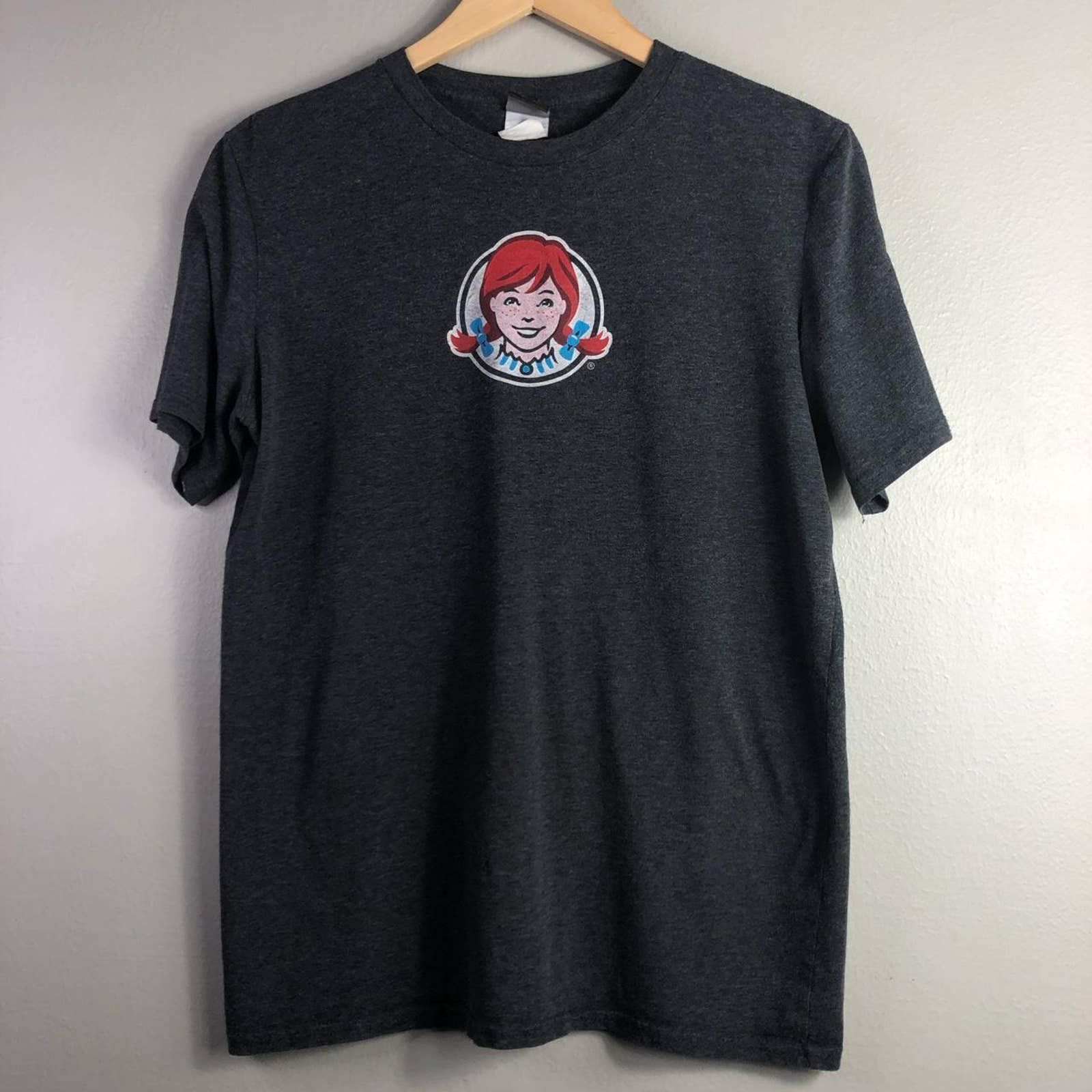 Streetwear Wendy’s Work Uniform T Shirt Black wendys Medium Fast Food ...