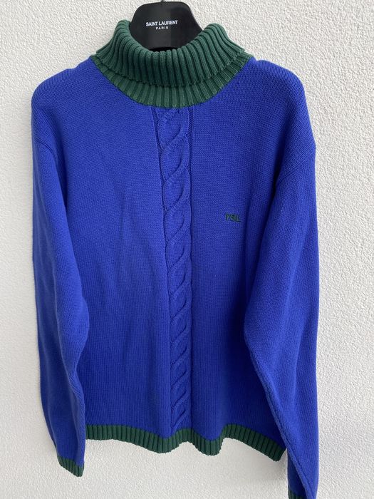 Saint Laurent Paris YSL Sweater Turtleneck Knit | Grailed
