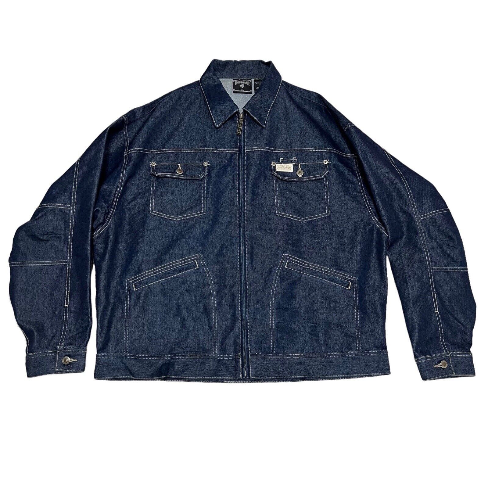 Rocawear Vintage Rocawear Jay-Z Roc-A-Fella Rap Denim Jacket | Grailed