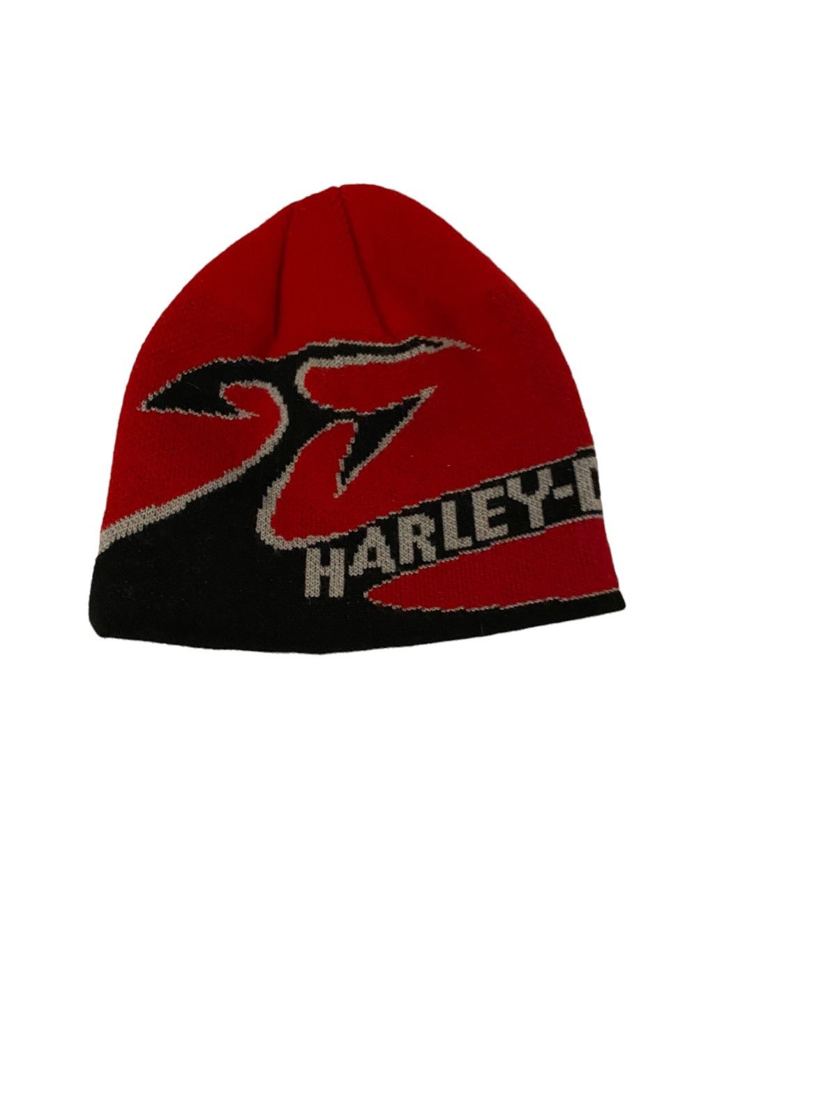 Harley Davidson Harley Davidson Red and Black Beanie | Grailed