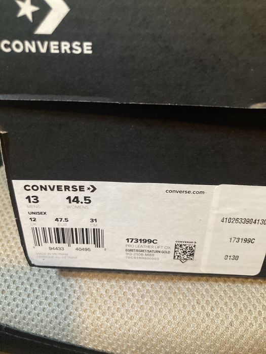 Converse Converse Pro Leather Lift SGA Chase The Drip | Grailed