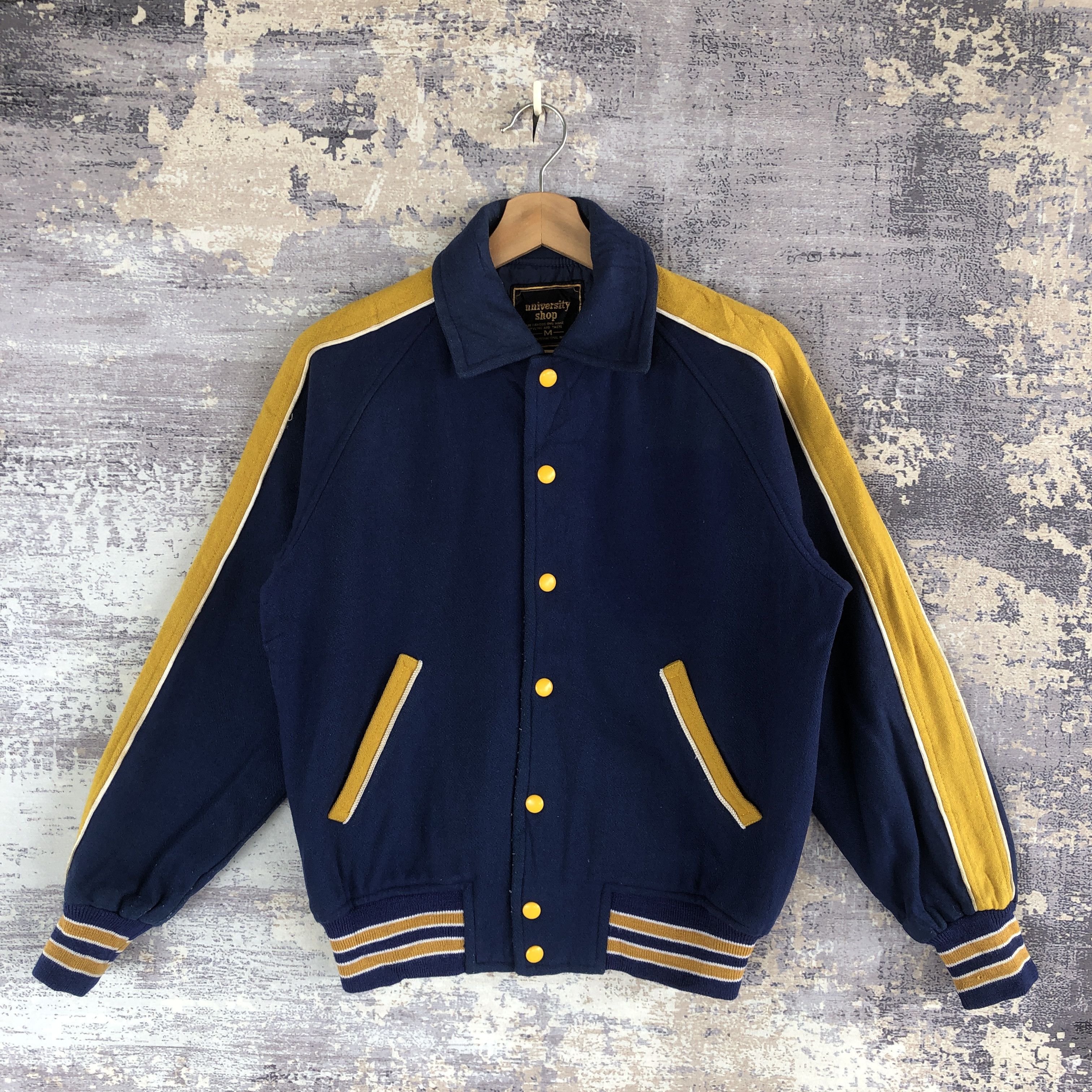 Japanese Brand × Vintage Vintage Japanese Varsity Jacket Japanese Wool ...