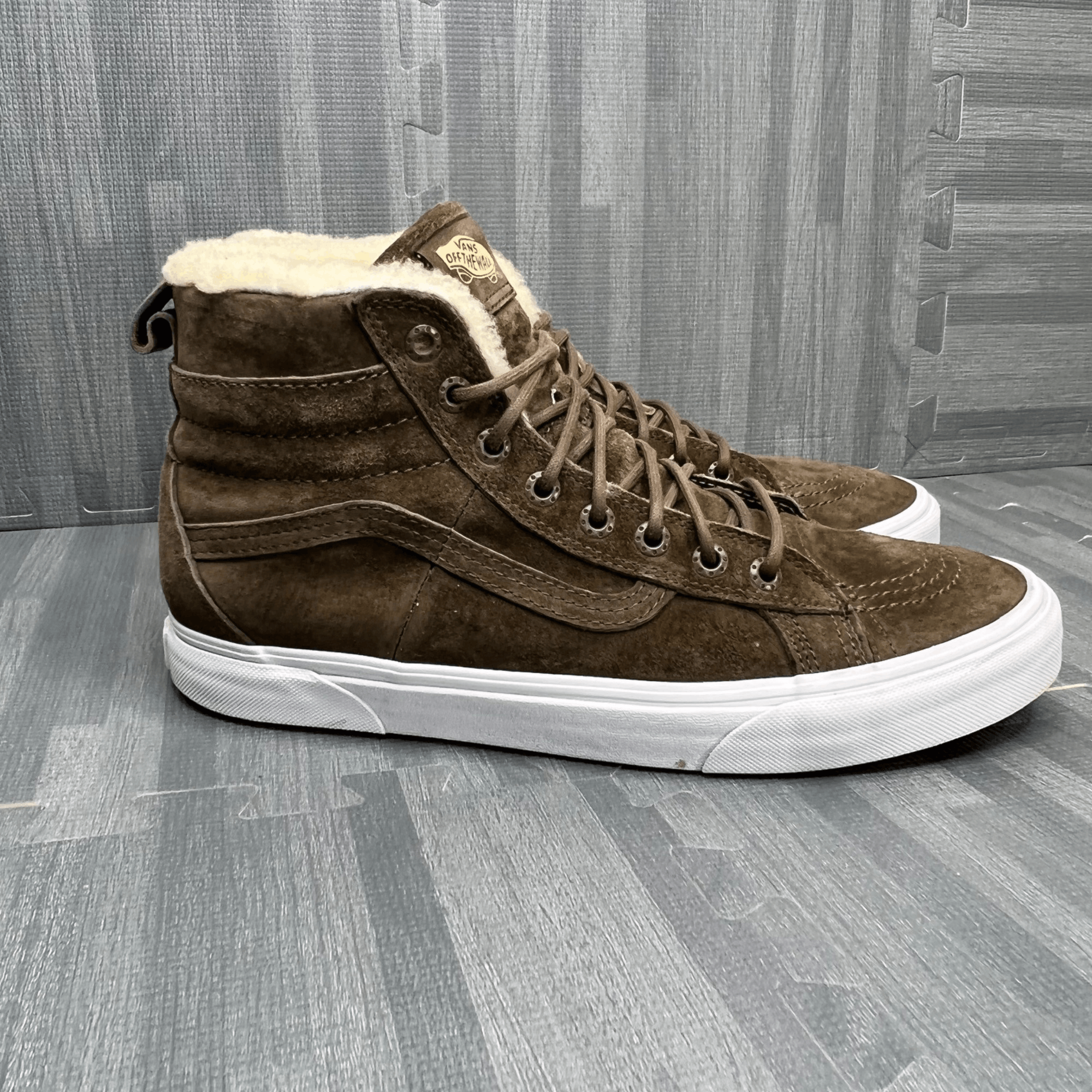 Vans VANS Sk8-HI MTE Scotchgard Shearling Leather Sneakers | Grailed
