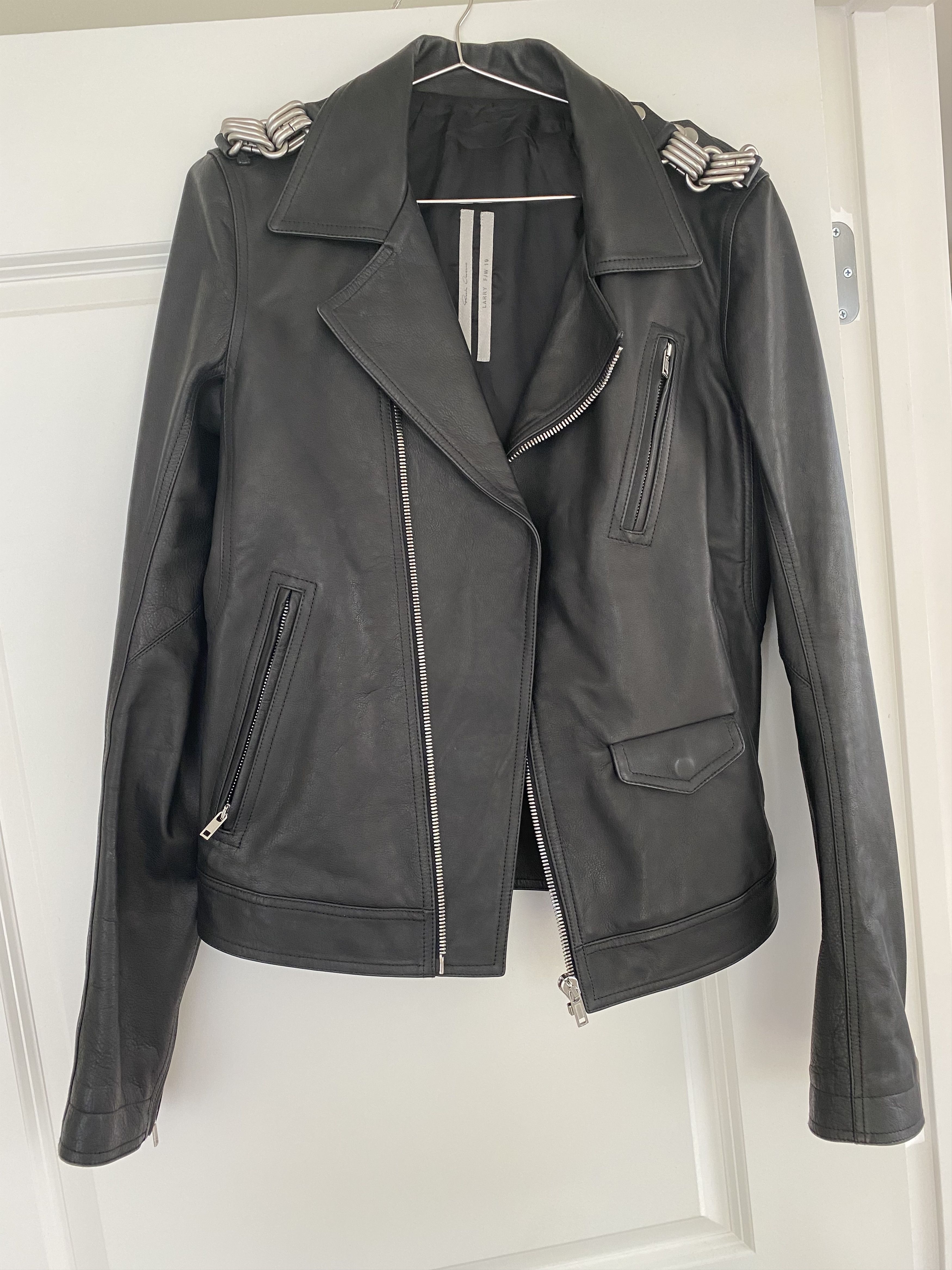 Rick Owens Rick Owes Leather Stooges Jacket | Grailed