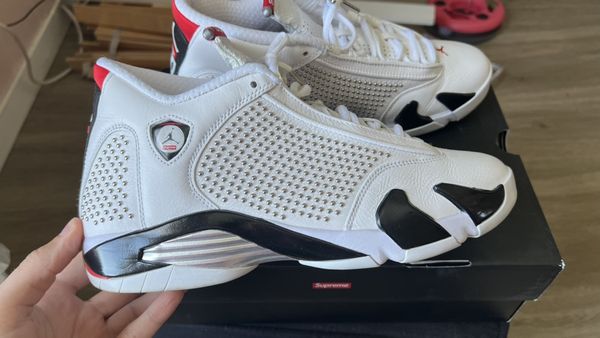 Supreme Air Jordan 14 Retro Supreme White 2019 | Grailed