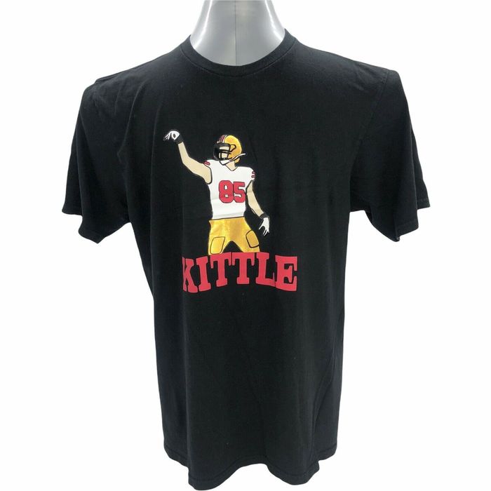 Csg George Kittle T-Shirt Adult XL Black Basic San Francisco 49ers ...