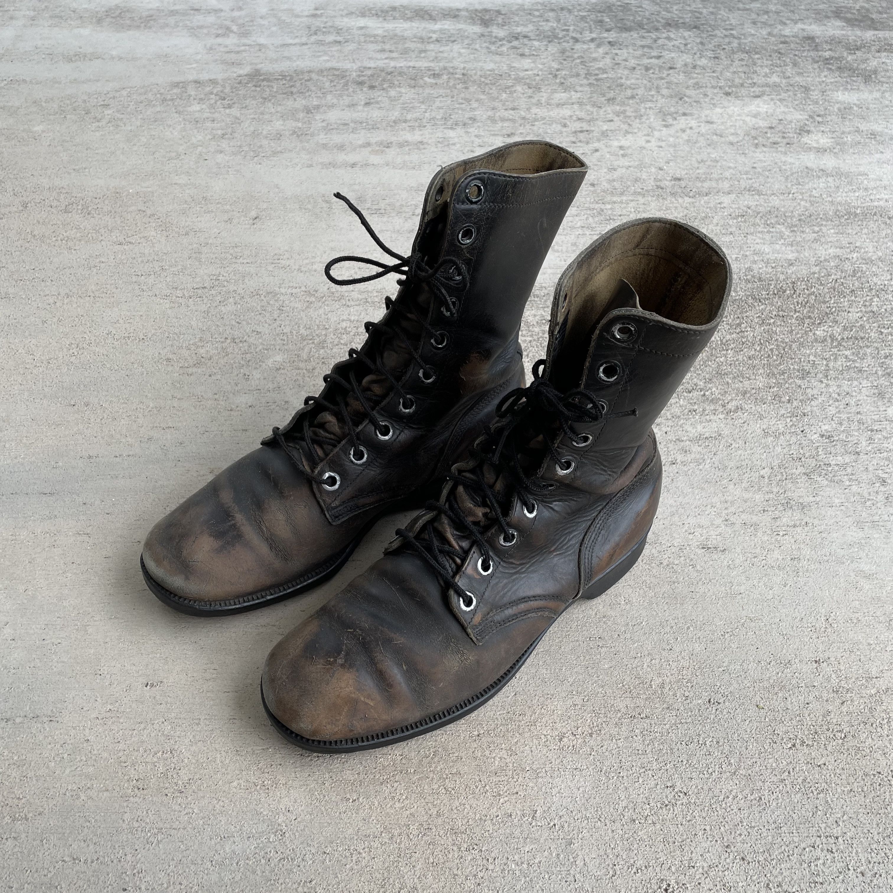Vintage Vintage 70s Distressed Combat Boots | Grailed