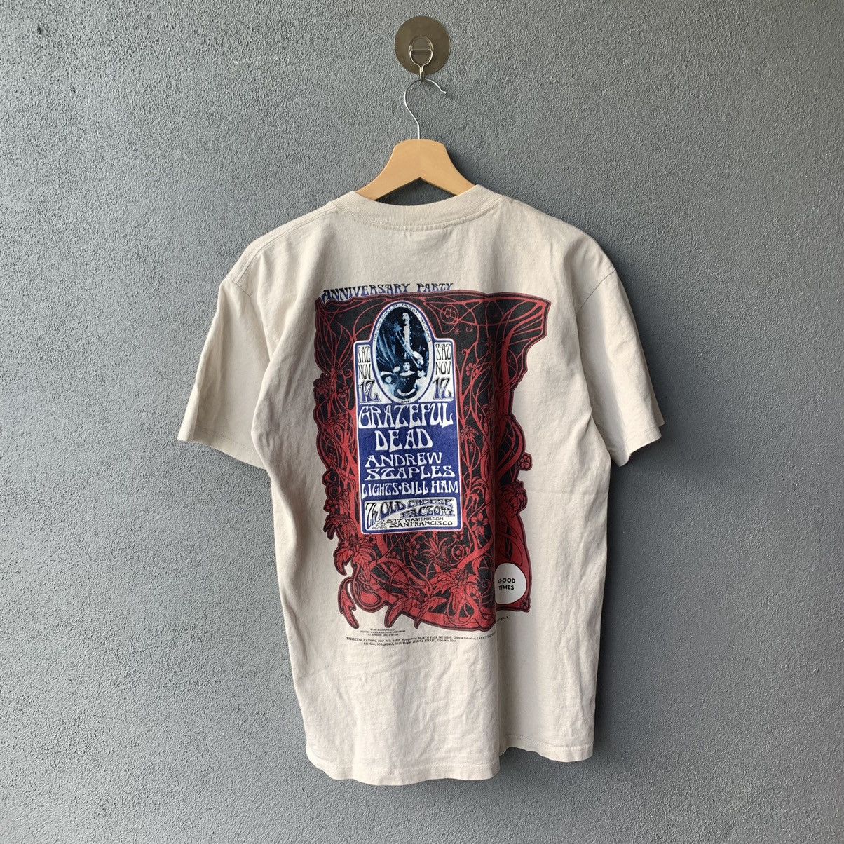 Vintage GRATEFUL DEAD 1ST ANNIVERSARY 1968 THE OLD CHEESE FACTORY | Grailed