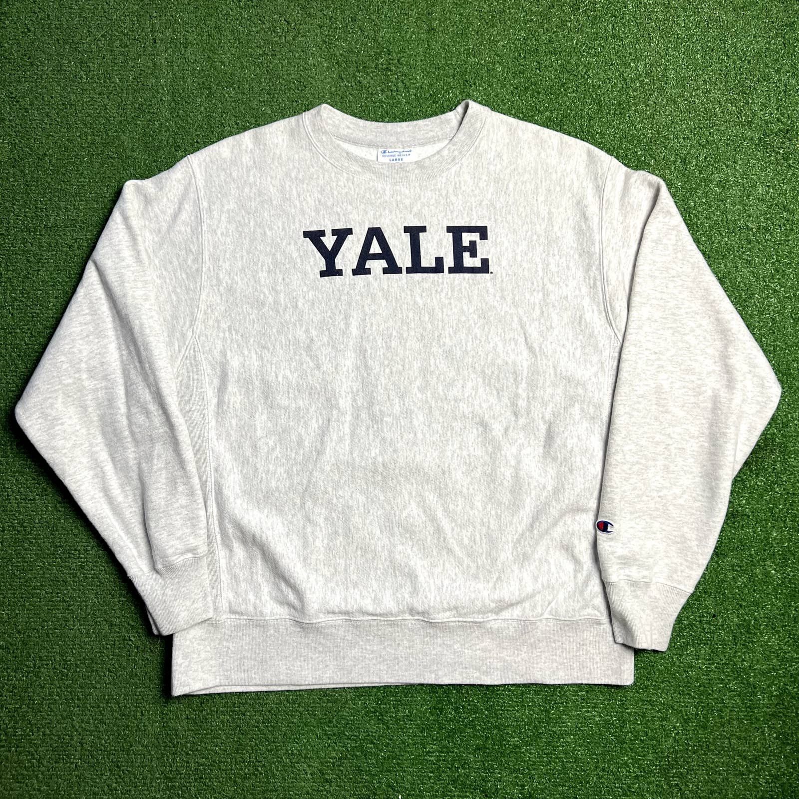 Champion Vtg Champion Yale University Reverse Weave White Sweater | Grailed