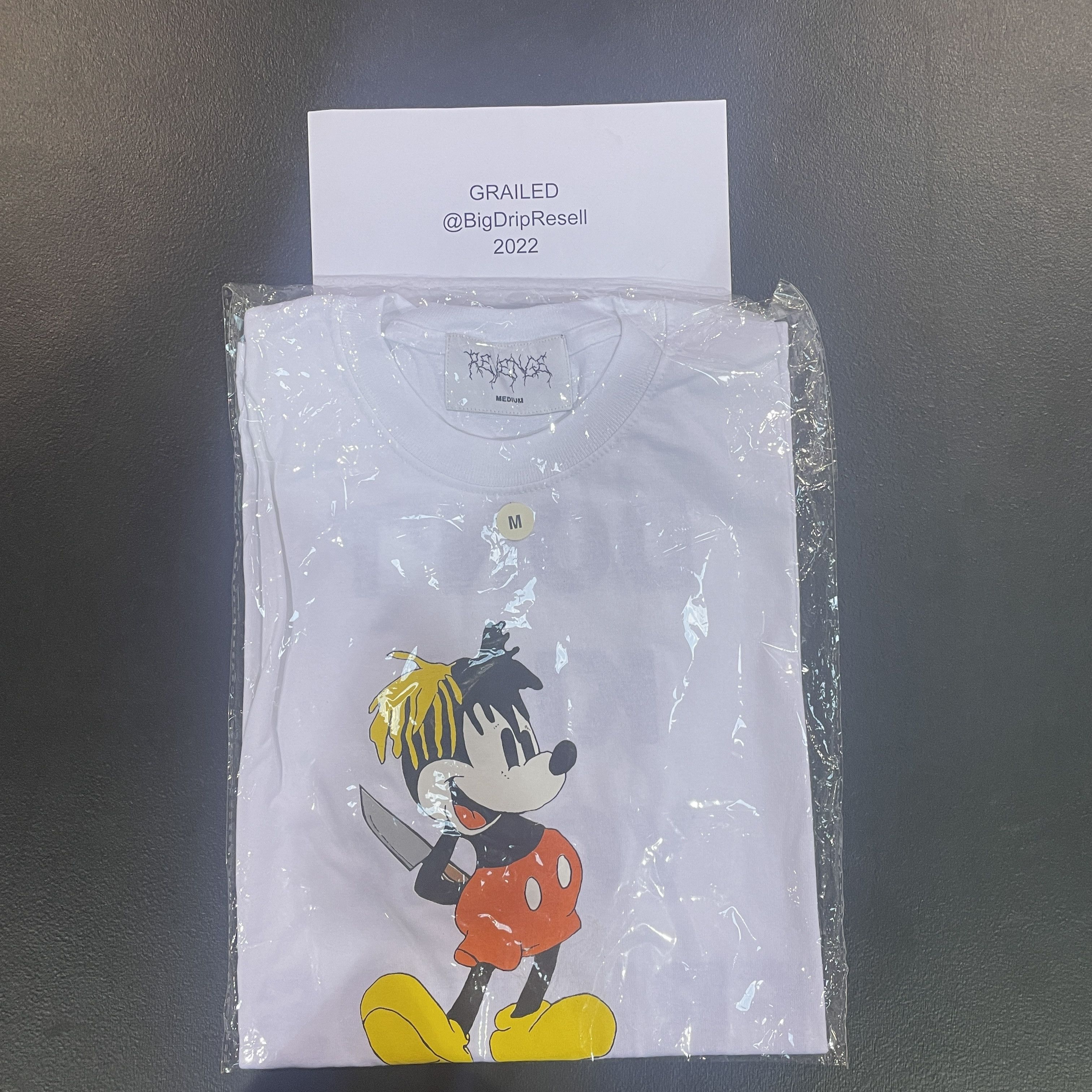 Revenge (M) Revenge x XXXTentacion Mickey Tour Tee White (DS) | Grailed