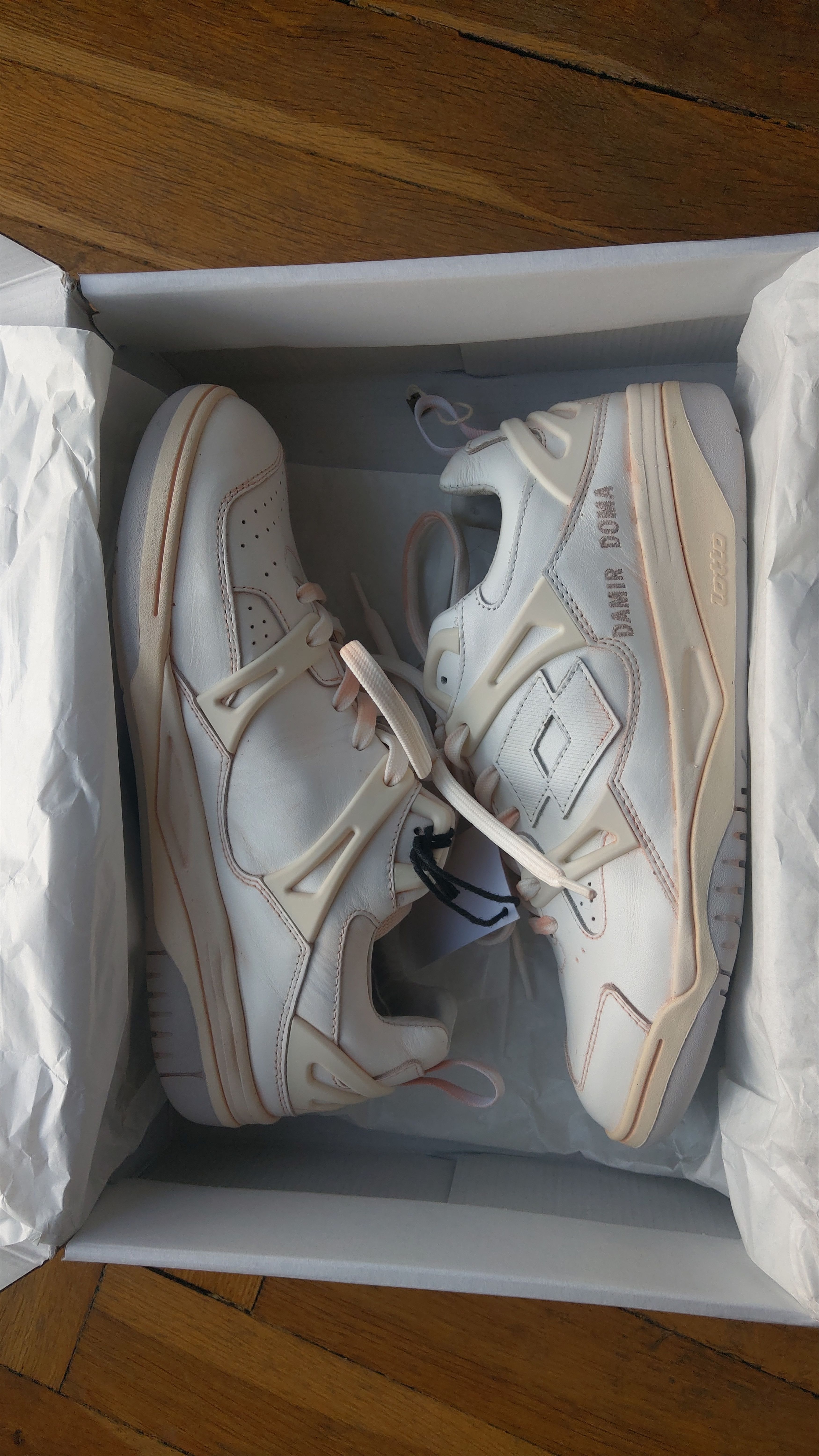 Damir Doma × Lotto [new] DD x LOTTO Shoes White Leather Dye Sneakers 7. ...