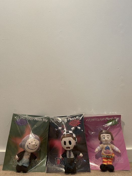 Yung Lean Yung Lean Plush Toy (3/3) FULL SET | Grailed