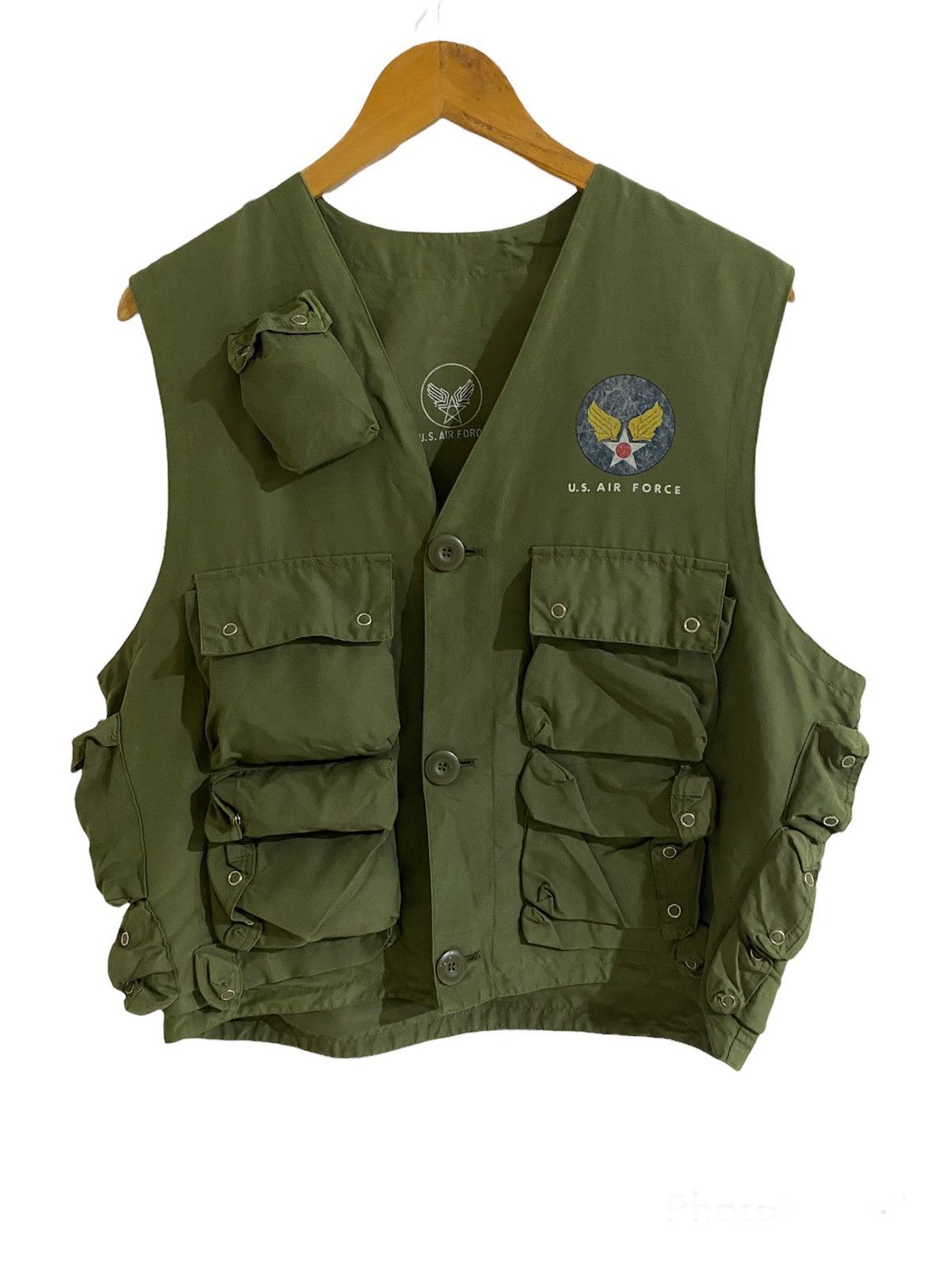 Military × Us Air Force × Vintage U.S AIR FORCE Vest 16 pocket military ...