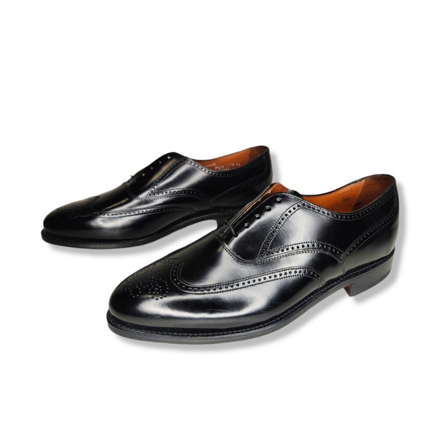 Bostonian NEW Bostonian Wingtip Brogue Derby Black Leather Dress Shoes ...