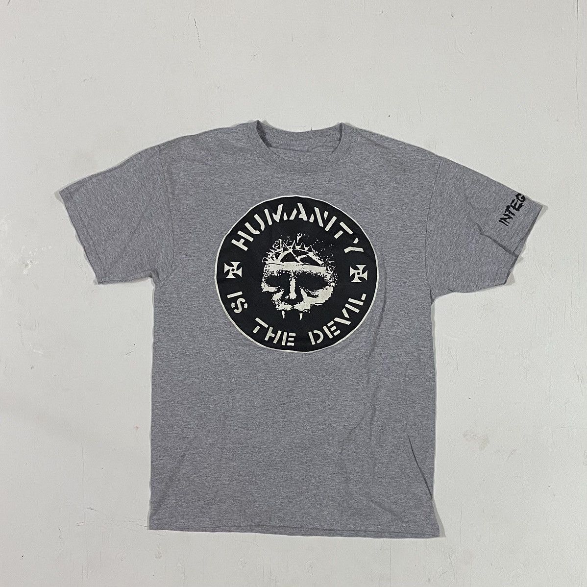 Band Tees 00s Integrity Hardcore Band Humanity Is The Devil T Shirt ...