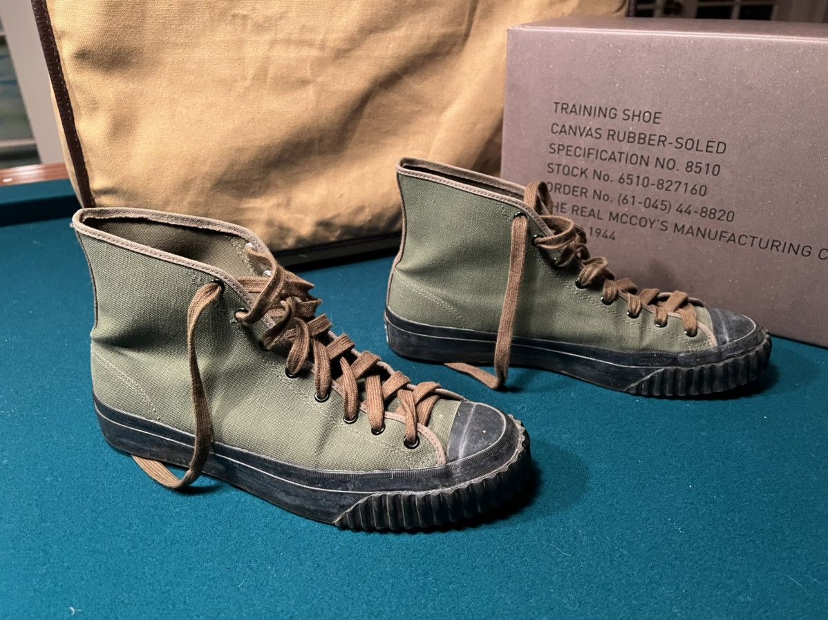 The Real McCoy's The Real McCoy’s Canvas Rubber Soled Training shoe ...