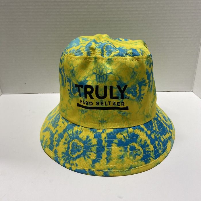 Other Truly Hard Seltzer Tie Dye Yellow Blue Bucket Hat Promotiona ...