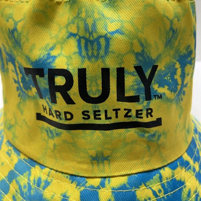 Other Truly Hard Seltzer Tie Dye Yellow Blue Bucket Hat Promotiona ...