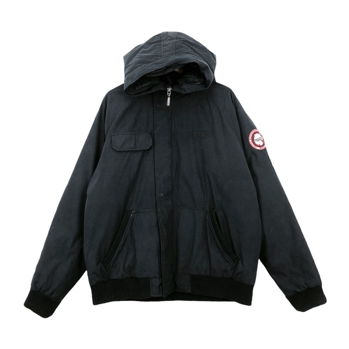 Vintage Rare NORTH SCOTT ARCTIC POLE Jacket Puffer Trench Coat Parka ...