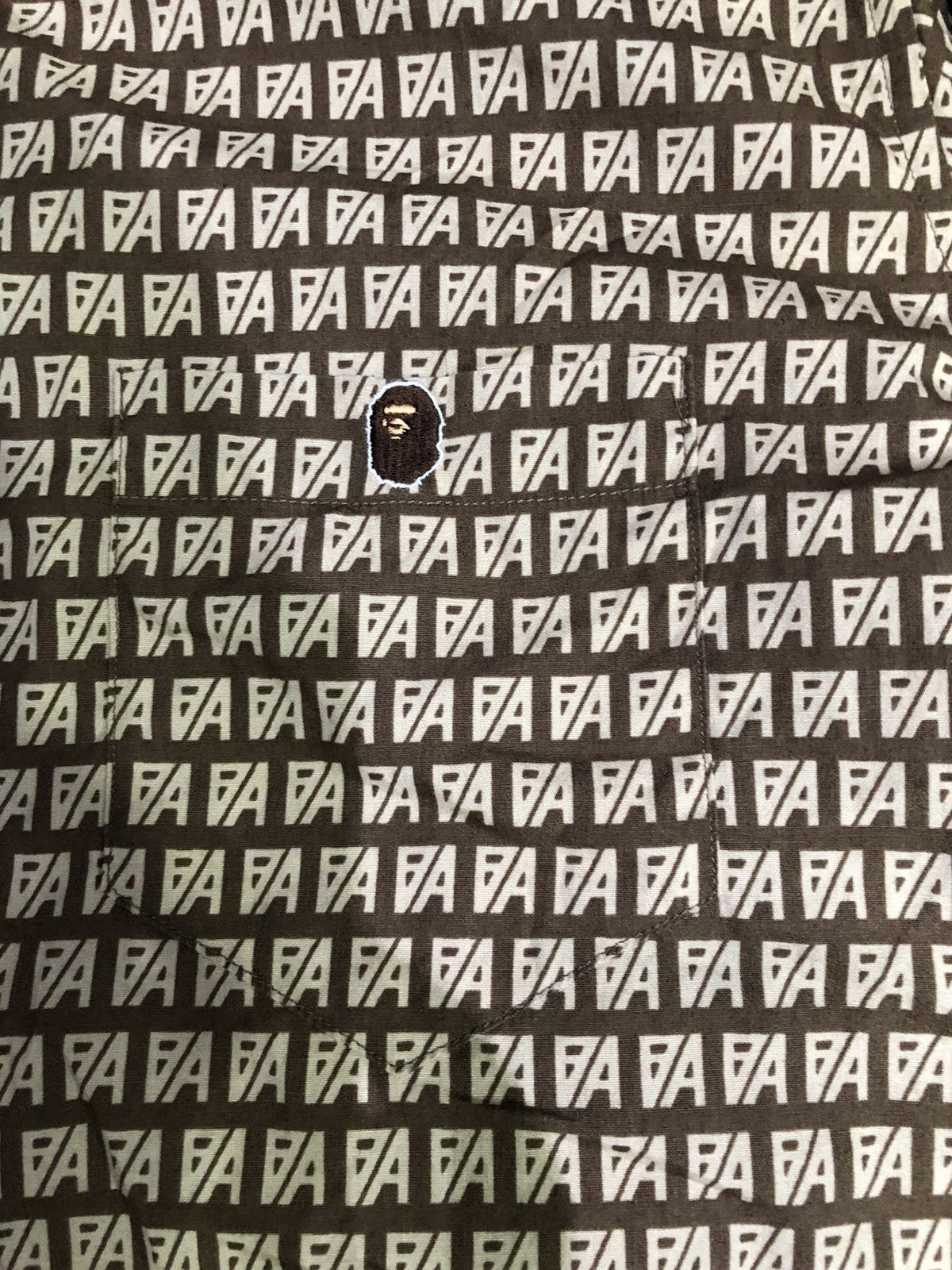 Bape × Vintage A Bathing Ape with BA word full print | Grailed