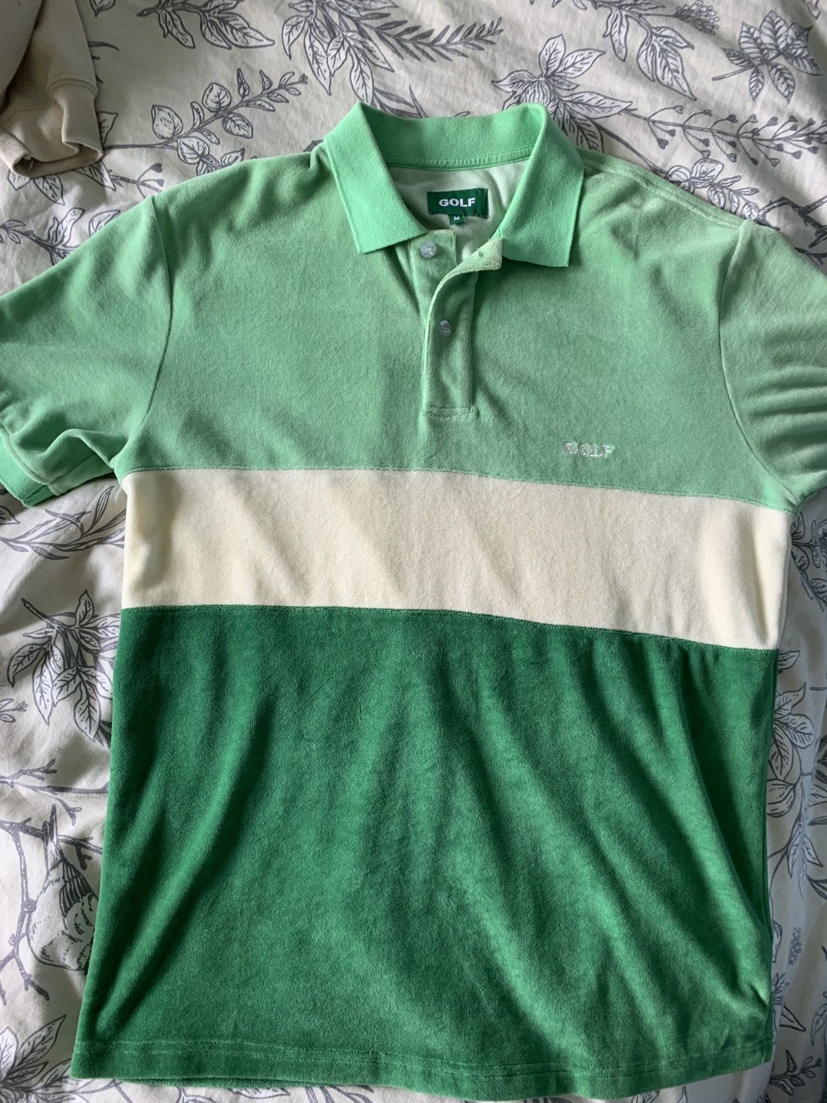 Golf Wang Green Velour Golf Wang Polo | Grailed