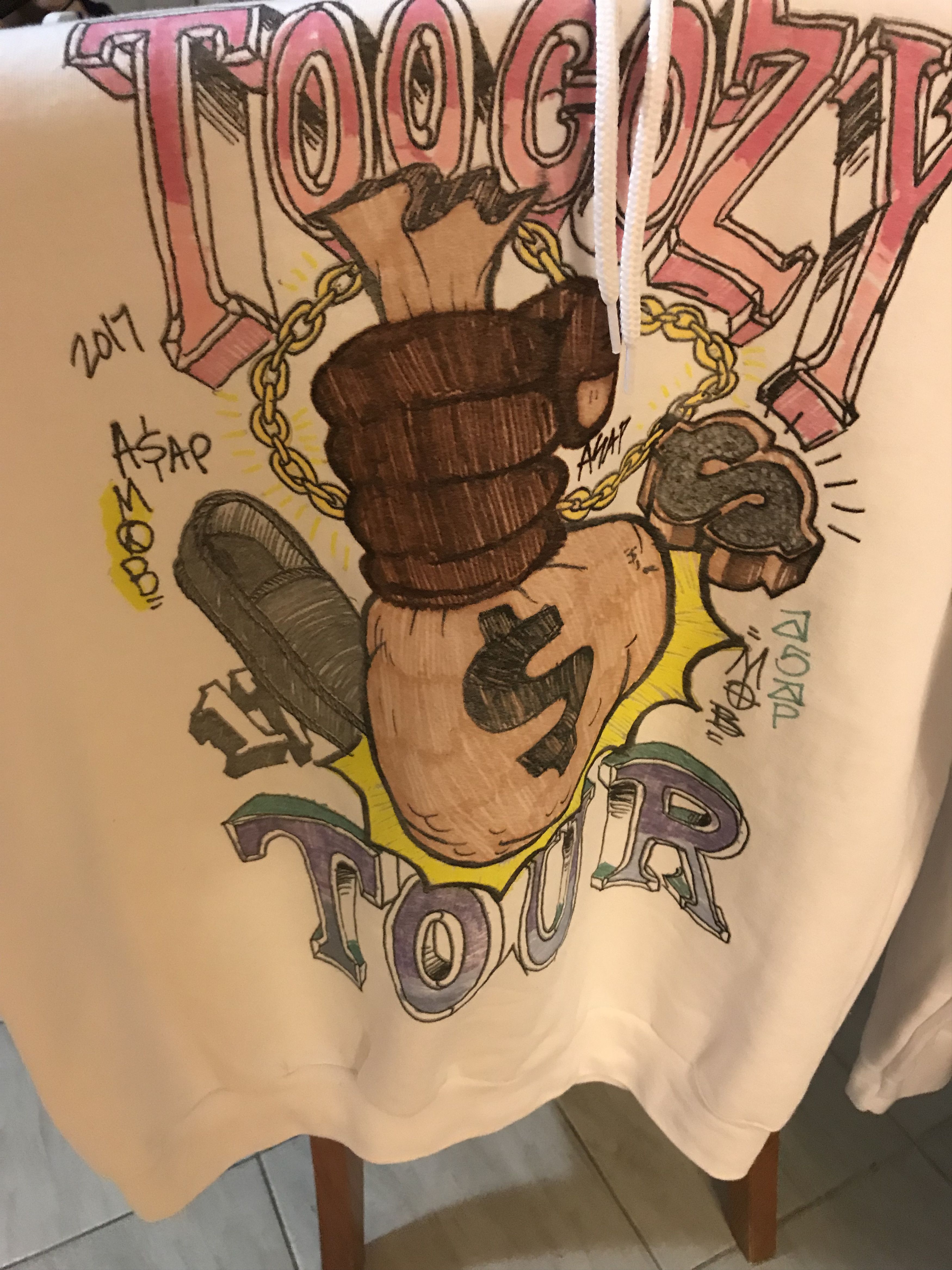 Asap Rocky Asap Mob Cozy tour merch: Too Cozy Tour hoodie | Grailed