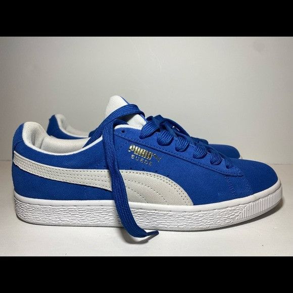 Puma Brand New Puma Suede Classic Sneakers in Olympian Blue Size | Grailed