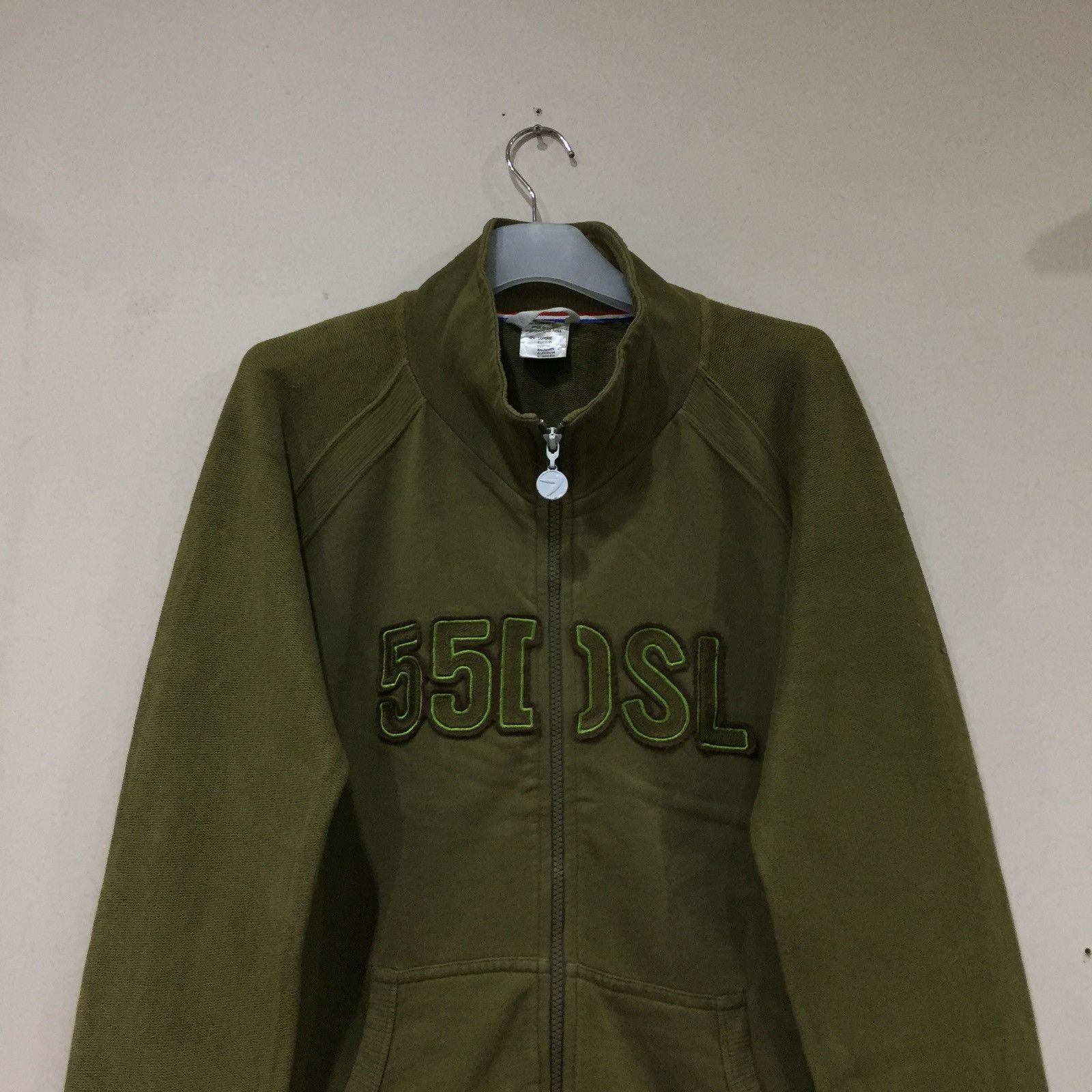 Diesel DIESEL jacket spell out embroidered big logo.. 55DSL logo | Grailed