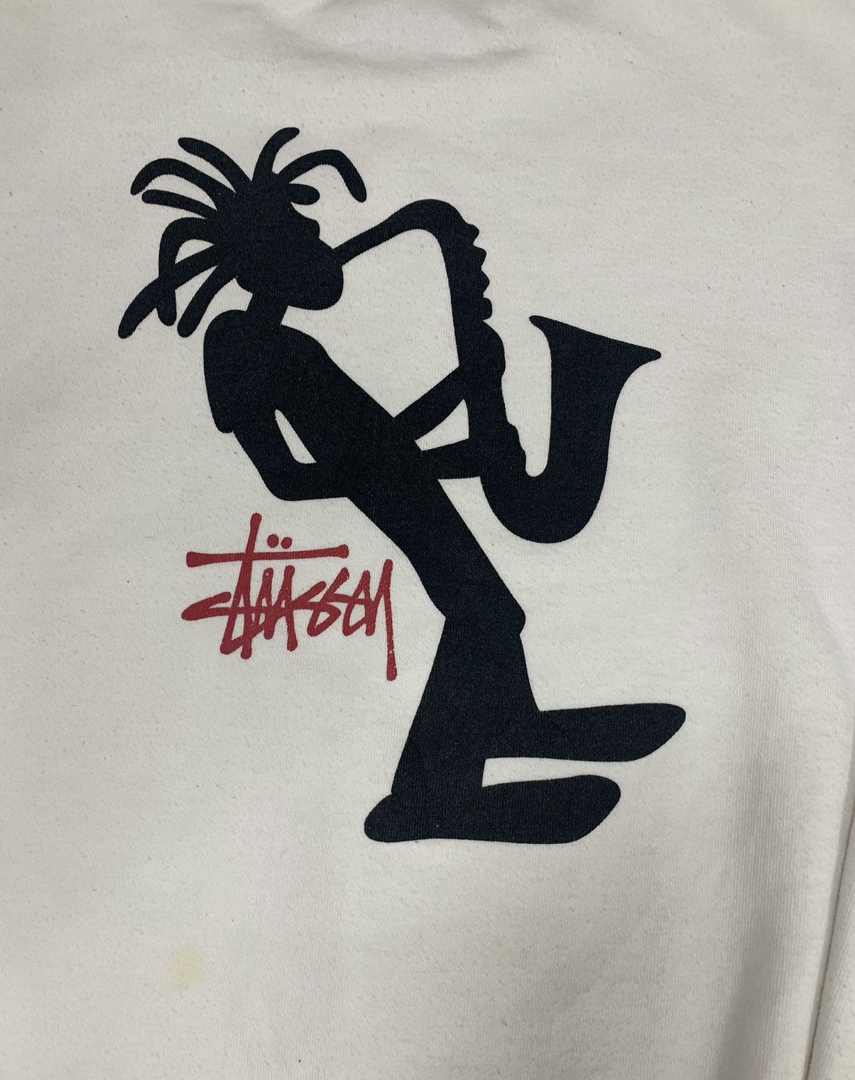 Stussy × Vintage Vintage Stussy 90s Trumpet Stickman OG | Grailed