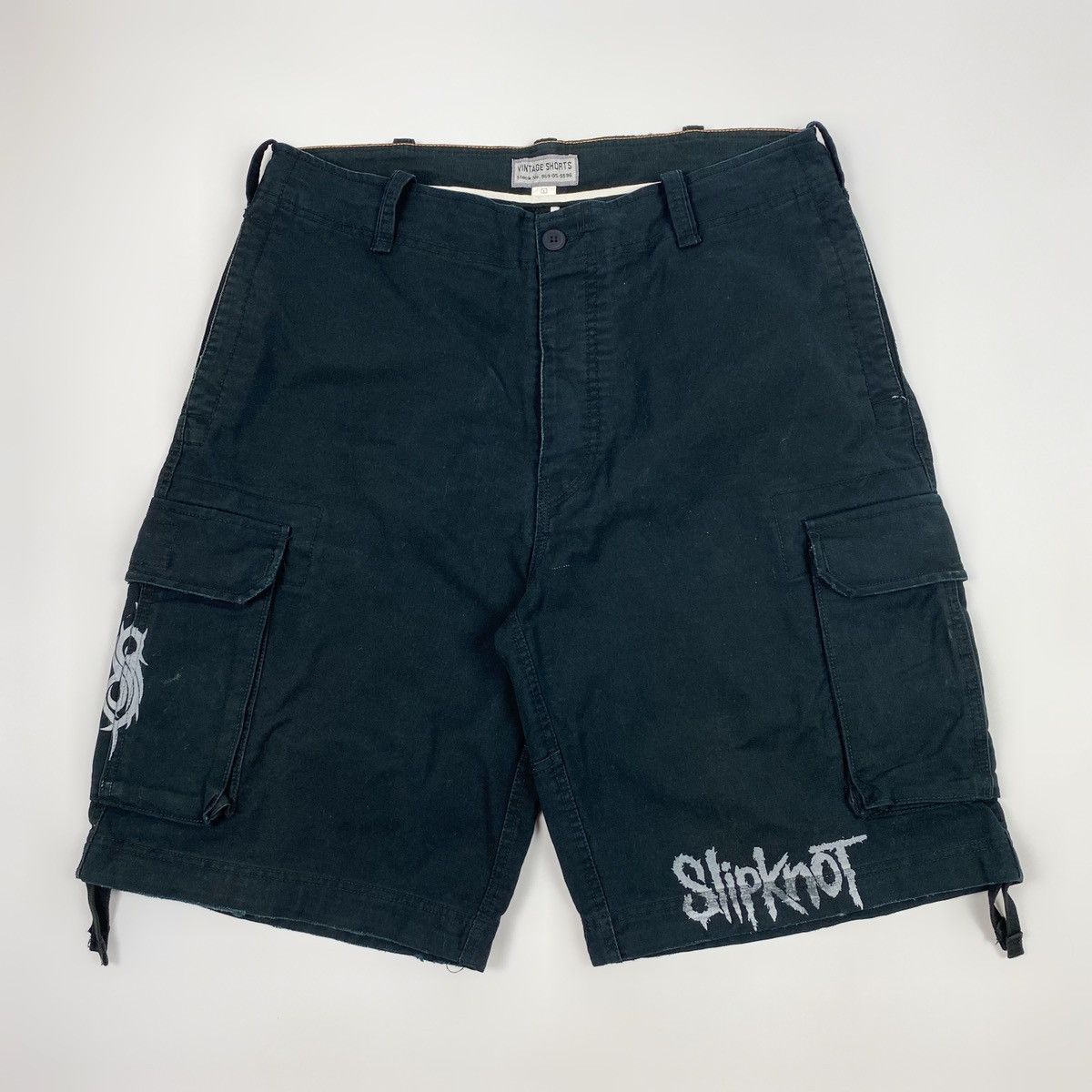 Vintage 2000’s Vintage Slipknot Heavy Cotton Cargo Shorts W34 | Grailed