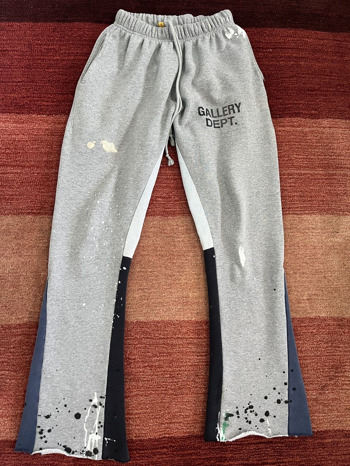 Gallery Dept. Flared Sweatpants Heather Grey | Grailed