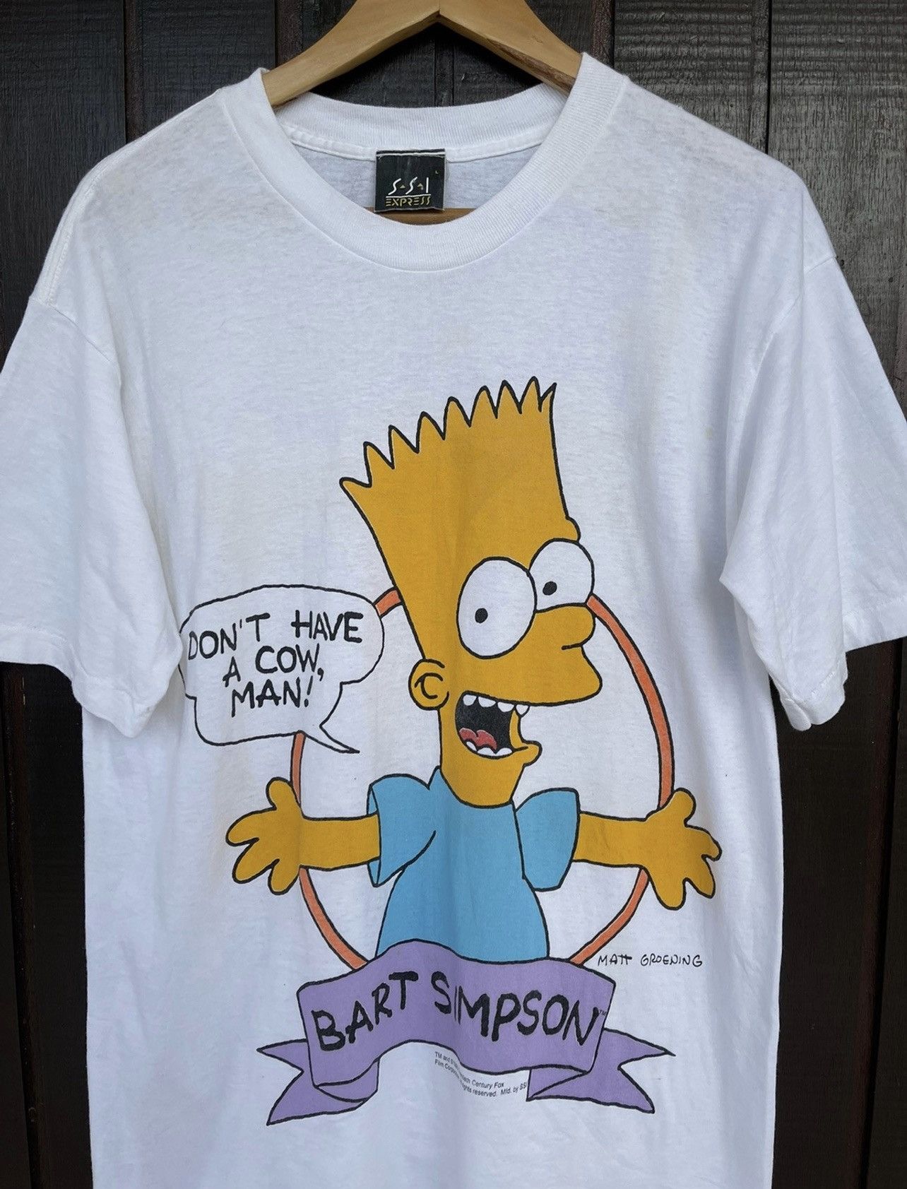 Vintage Vintage 90s Bart Simpson Cartoon Network Tee | Grailed