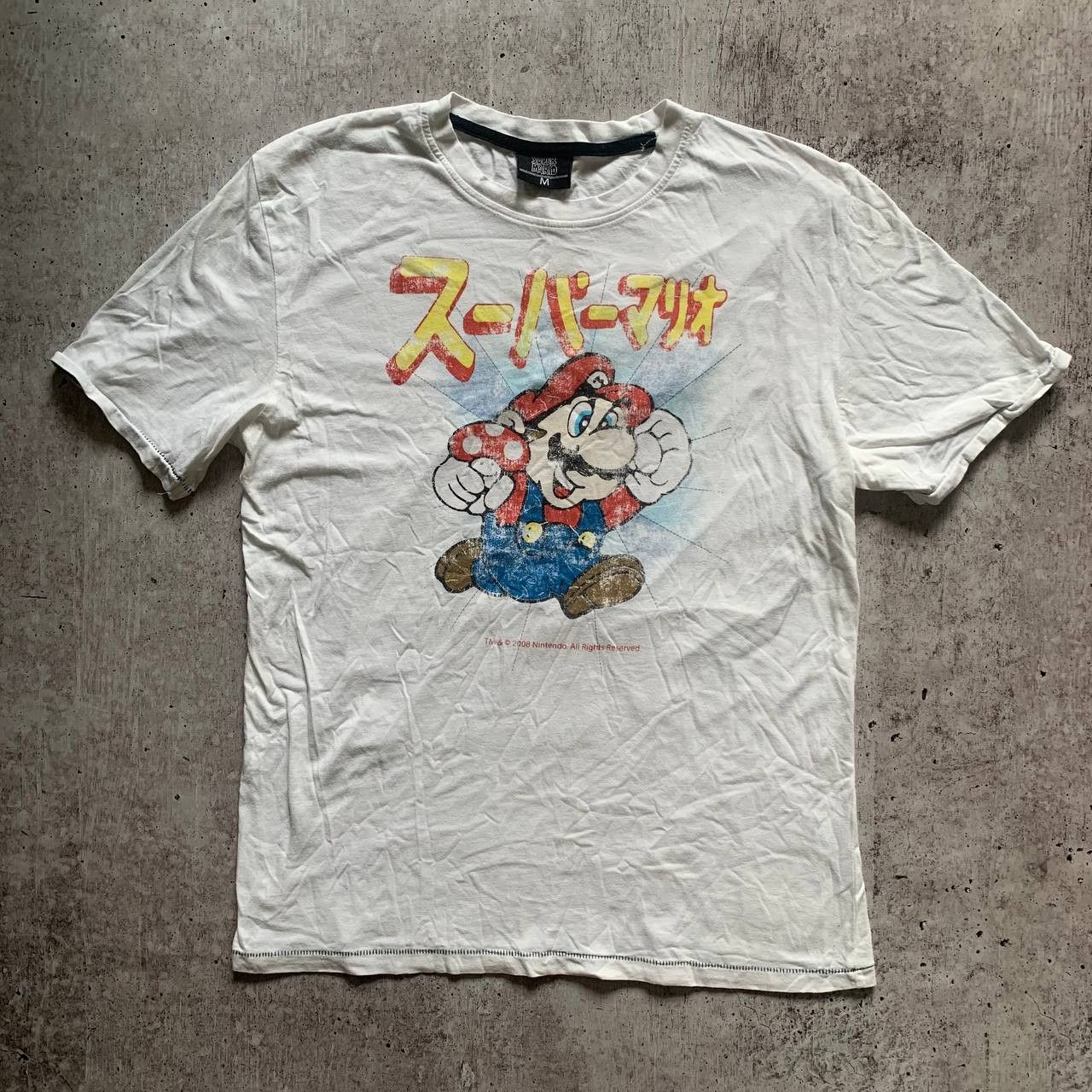 Nintendo × Vintage Nintendo All Rights Reserved Super Mario Y2K T-Shirt ...