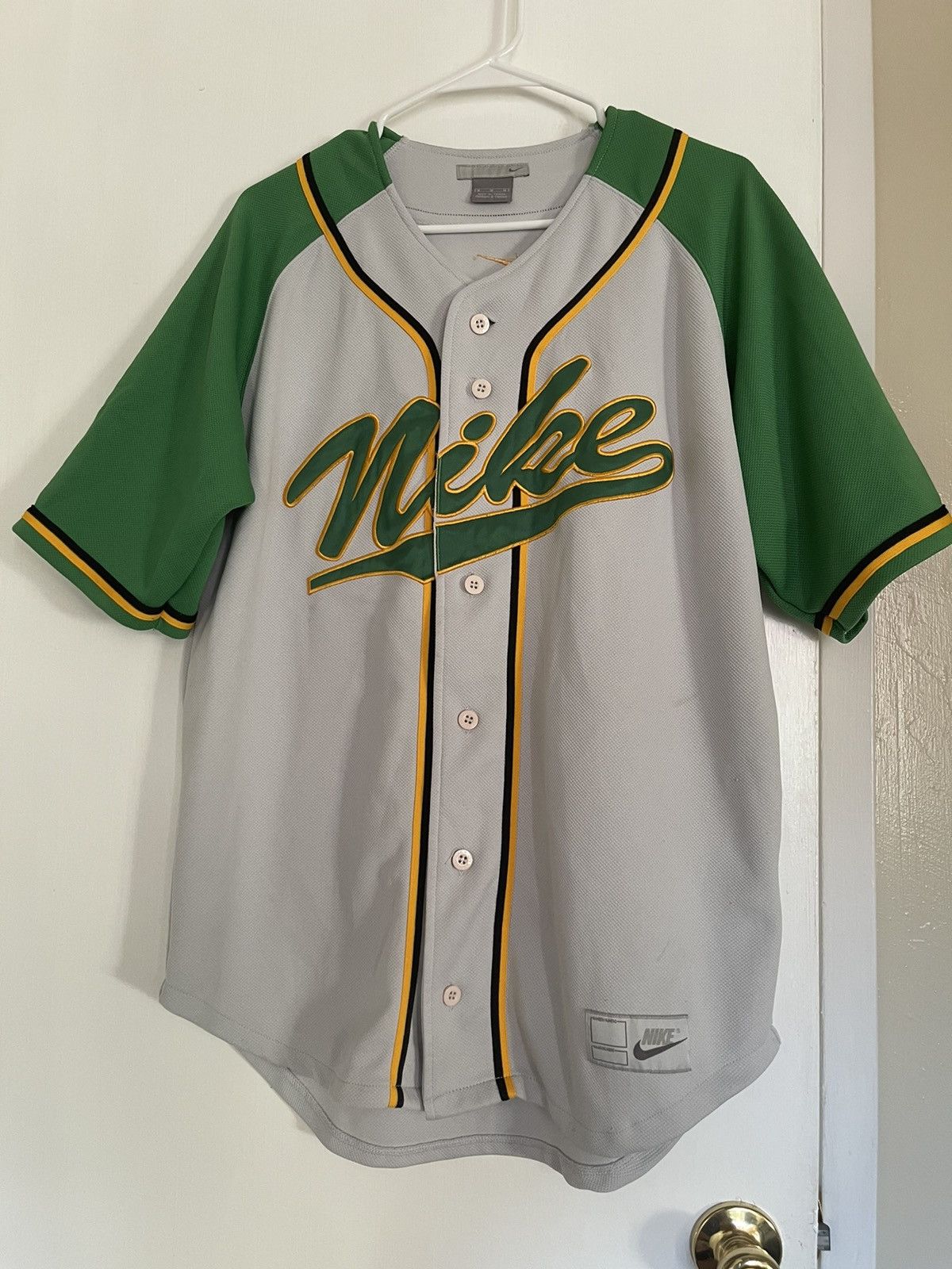 Nike × Vintage 90s Nike Cursive Logo Jersey | Grailed