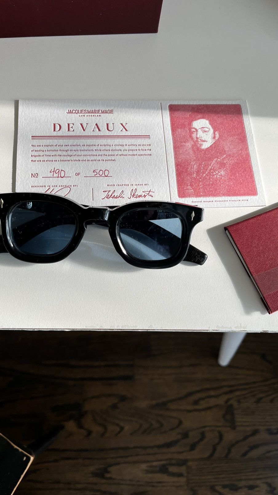 Jacques Marie Mage JMM Devaux black + blue | Grailed