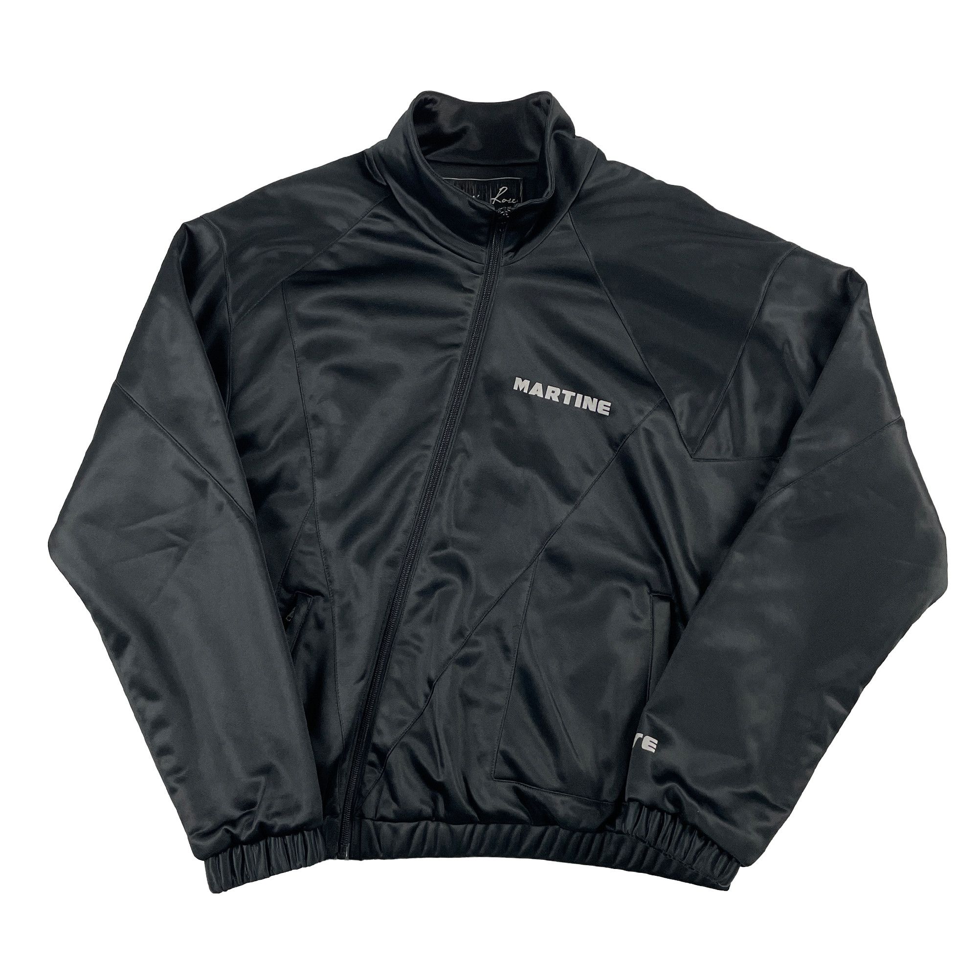 Martine Rose Martine Rose asymmetrical track jacket / twist track ...