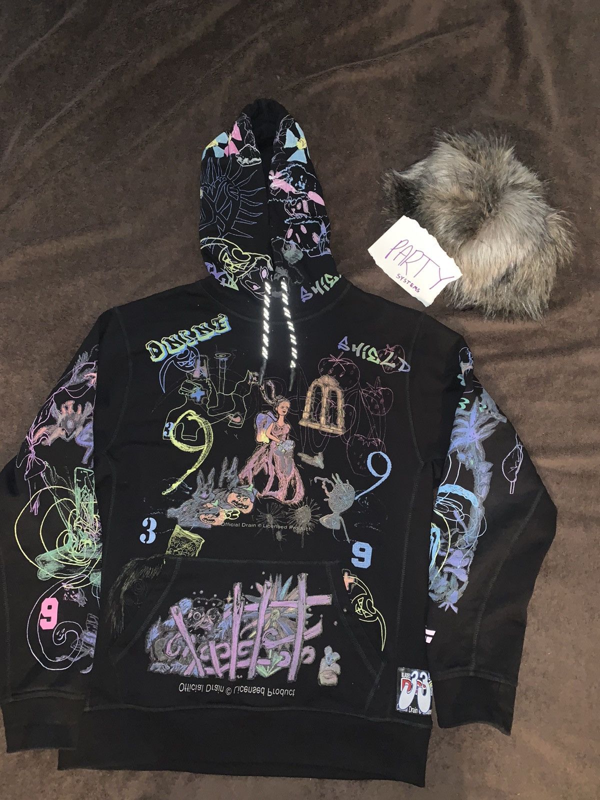 Drain Gang Claire Barrow Bladee Hoodie (black szM) | Grailed