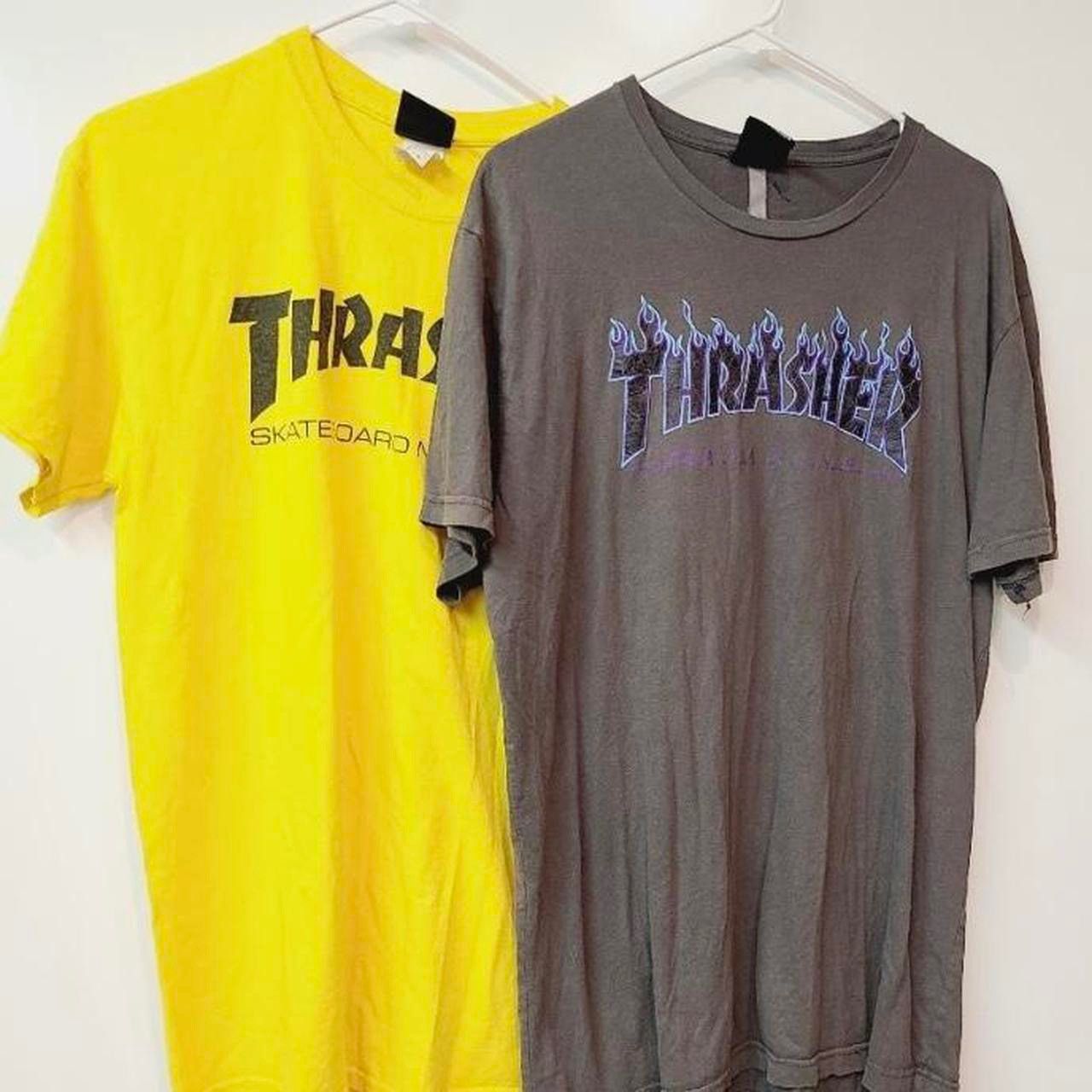 Thrasher Thrasher Magazine Logo Graphics Tee Shirts | Grailed