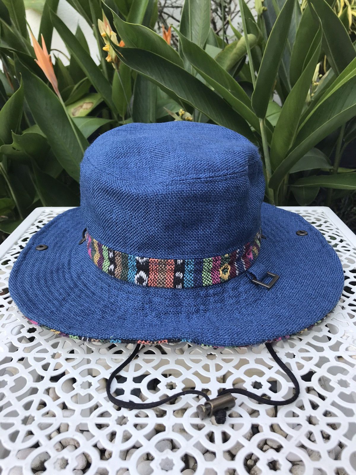 Native × Other × Vintage BUS STOP MULTICOLOUR NATIVE BUCKETS HAT | Grailed