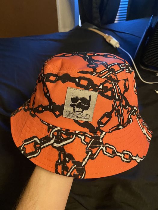 G59 Records G59 Suicideboys New Chains Orange Bucket Hat | Grailed