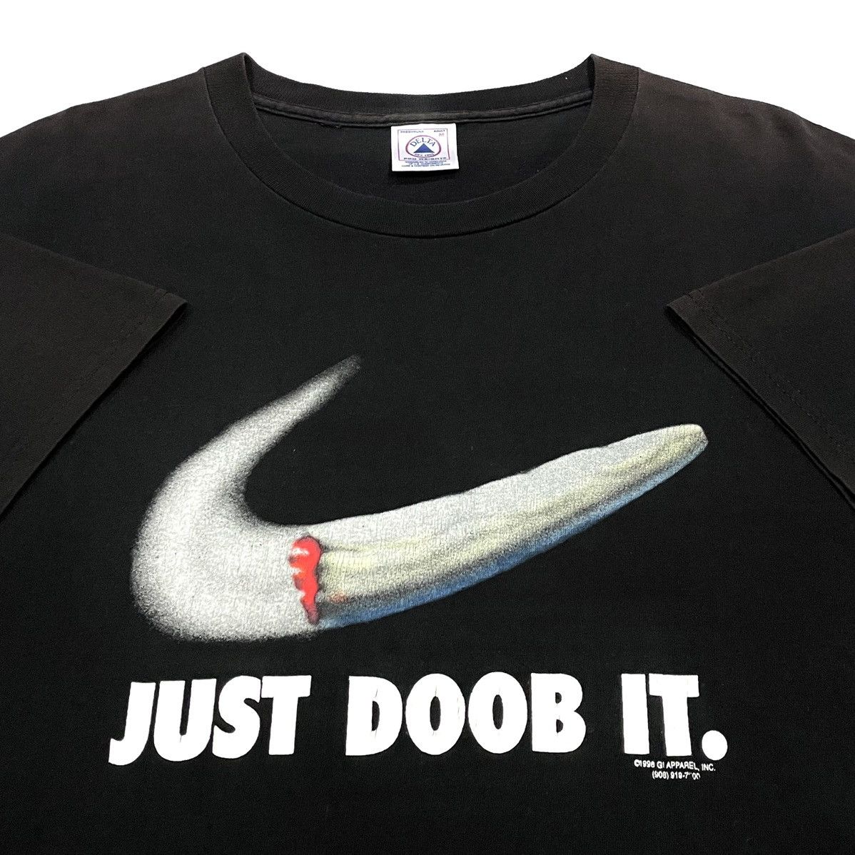 Art × Psyche Delic × Vintage Vintage 1996 Just Doob It Marijuana Nike ...