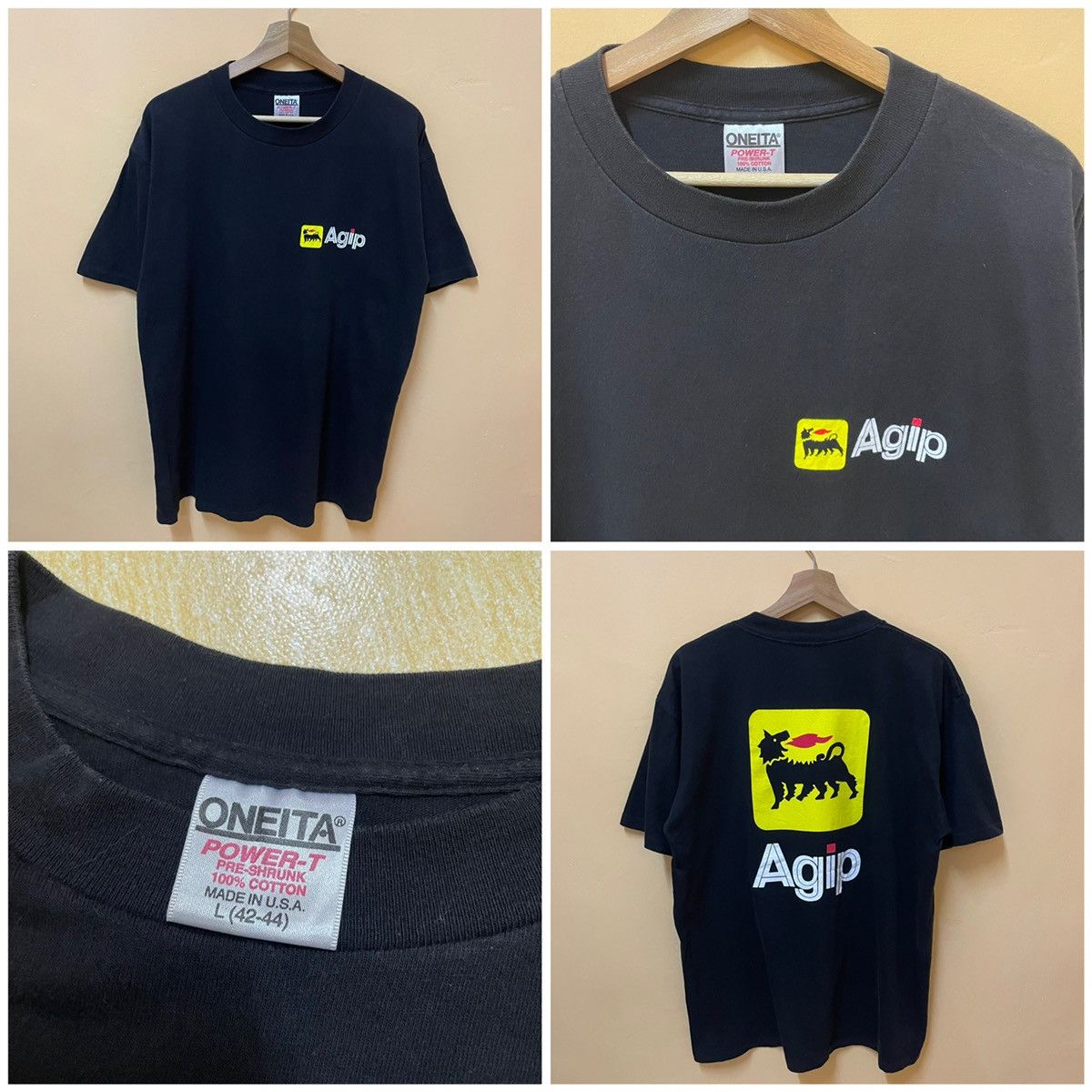 Vintage Vintage Agip Racing T Shirt USA | Grailed