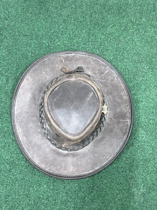 Vintage BC Hats Australian Outback Leather Hat | Grailed