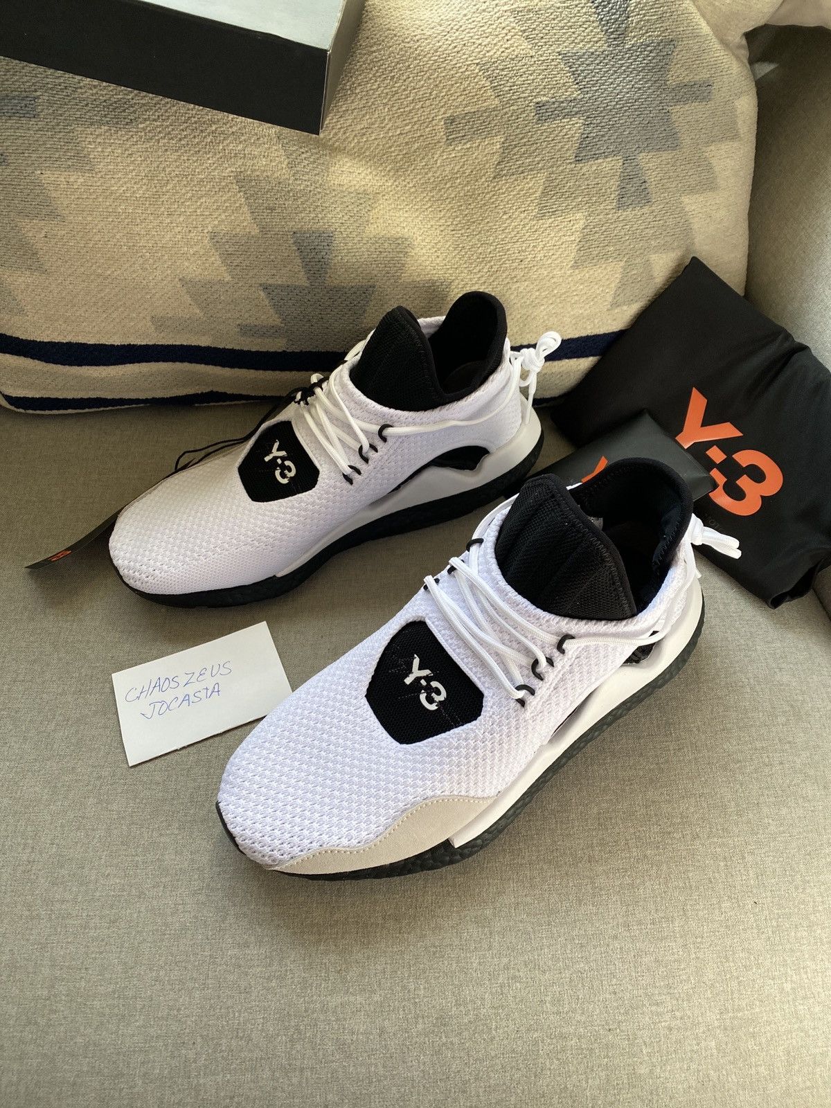 Y-3 Y-3 Saikou Core White August 2018 size 10.5 US | Grailed