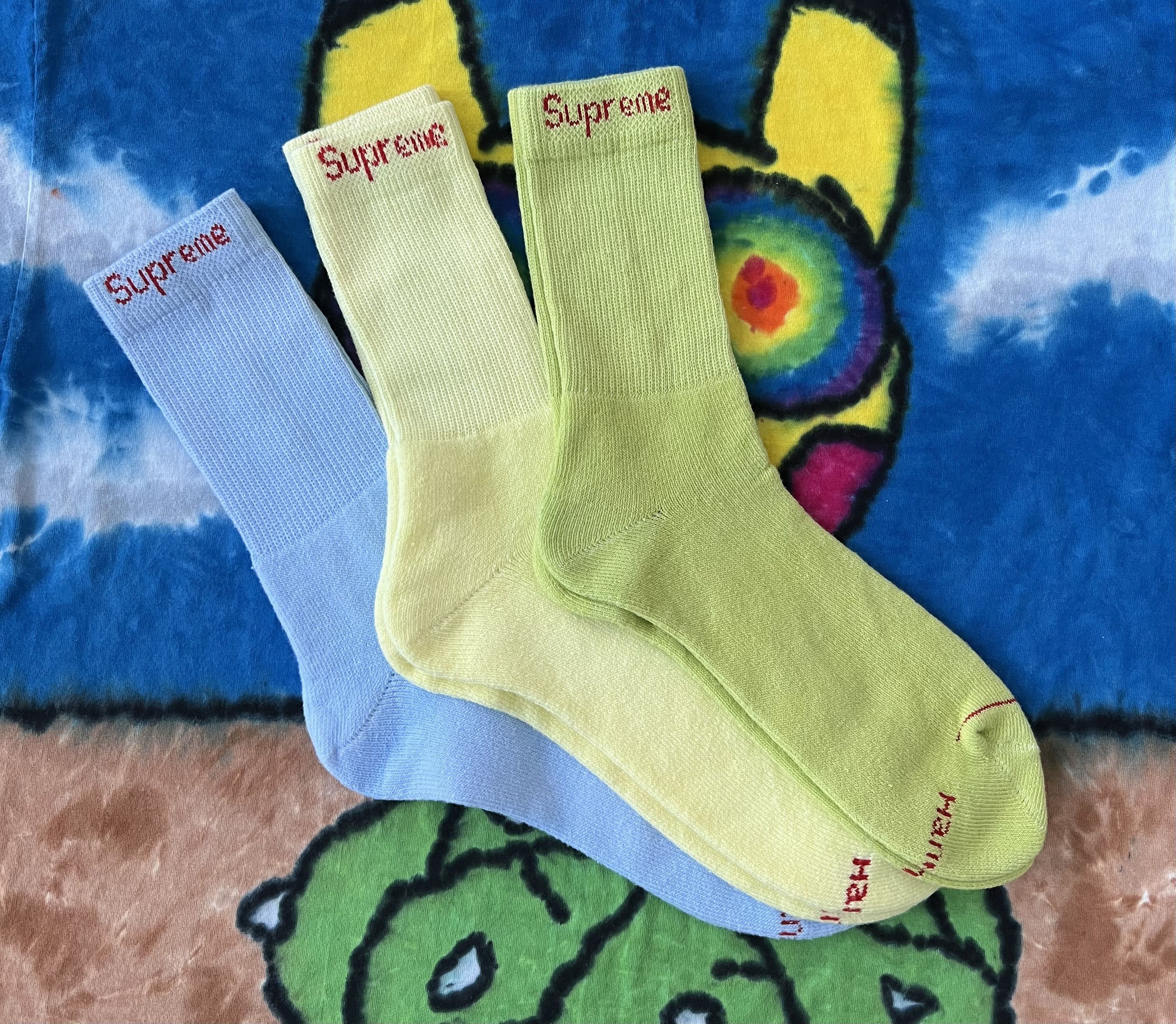 Supreme Supreme Socks Tie Dye 3 Pair | Grailed