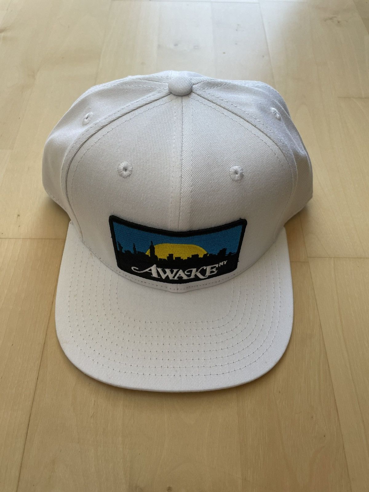 Awake Awake New York Skyline Patch Hat Red | Grailed