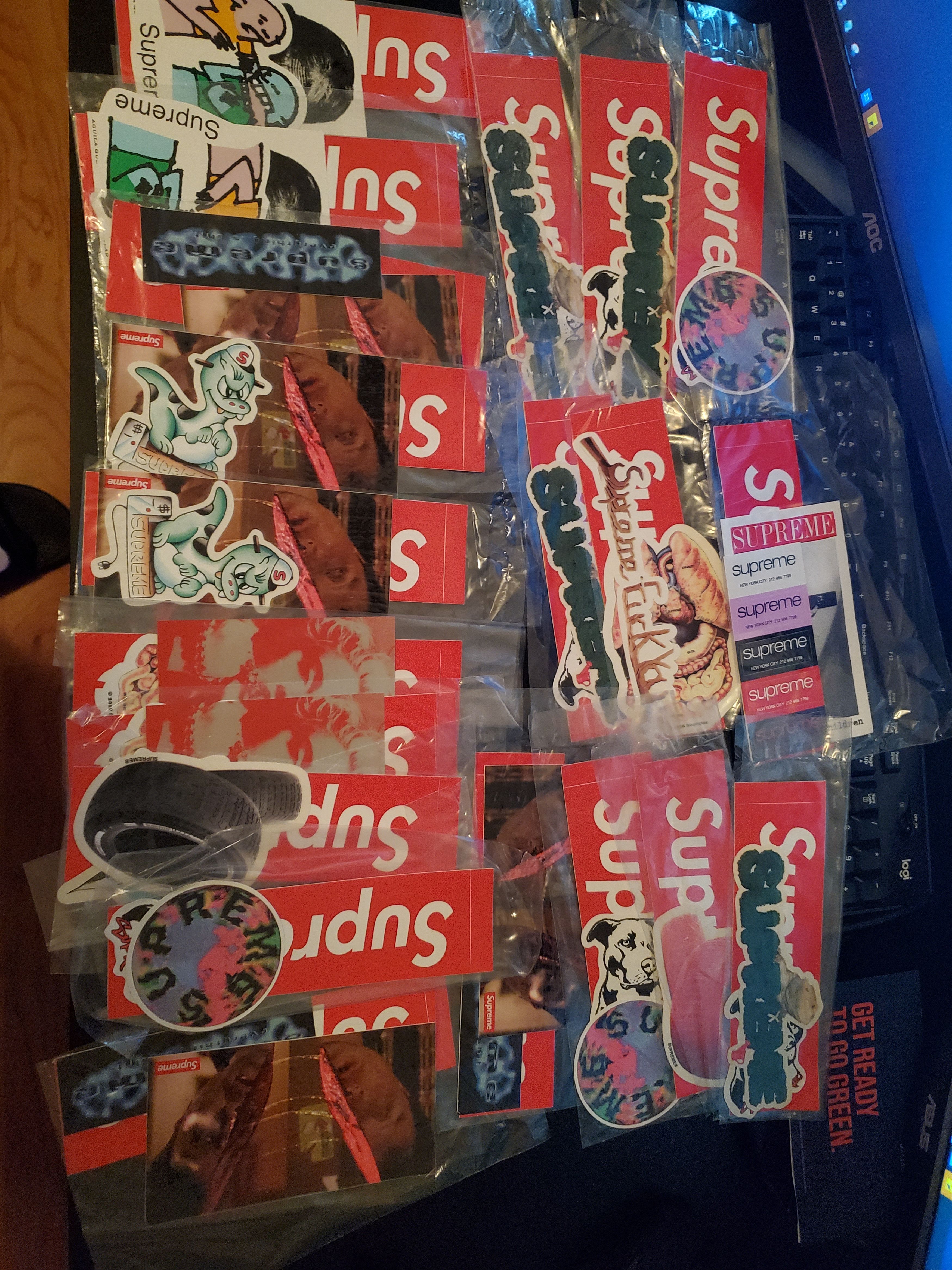Supreme 20x Supreme Sticker Pack Lot | Grailed