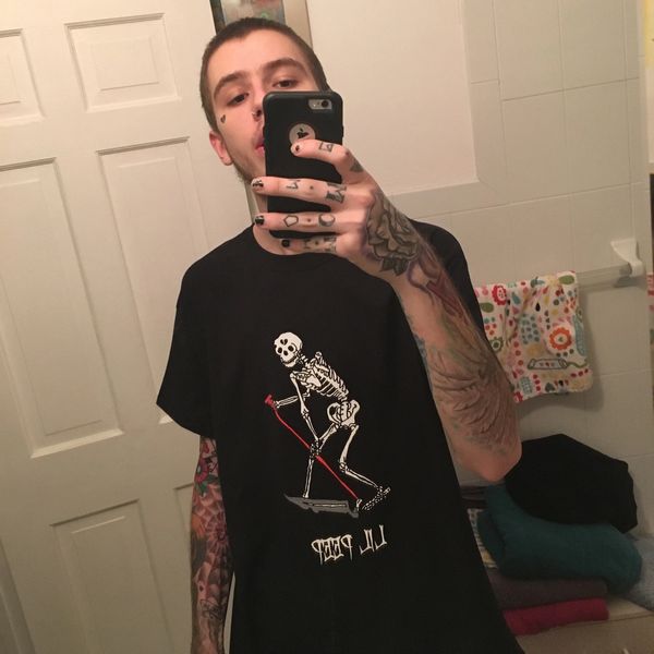 Streetwear Lil Peep Skeleton Schemaposse Official Merchandise Hoodie ...